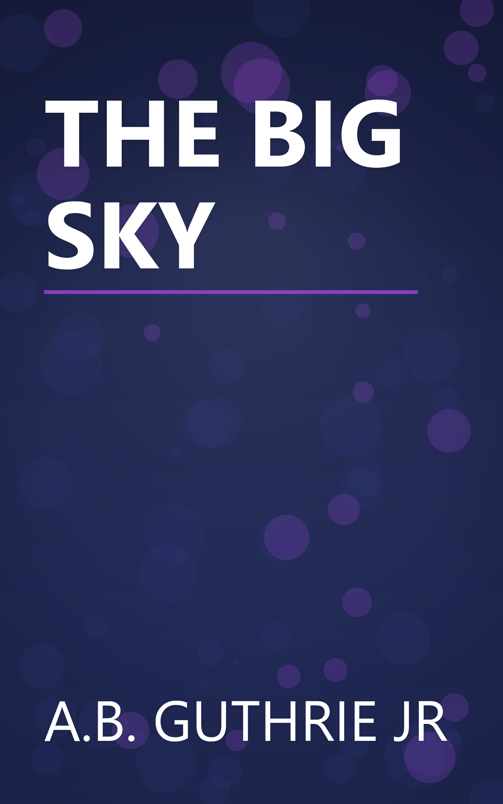 THE BIG SKY book cover