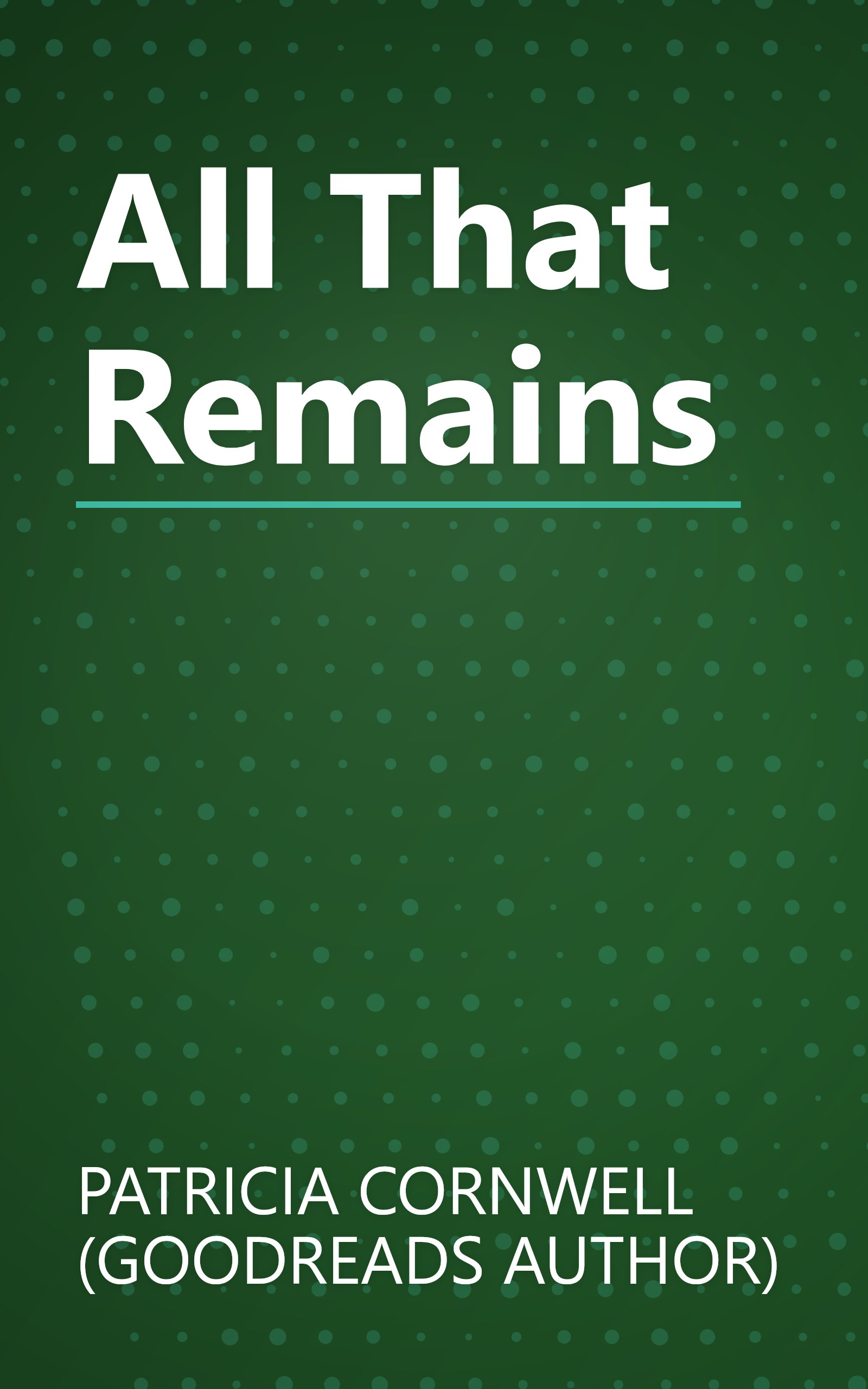 All That Remains book cover