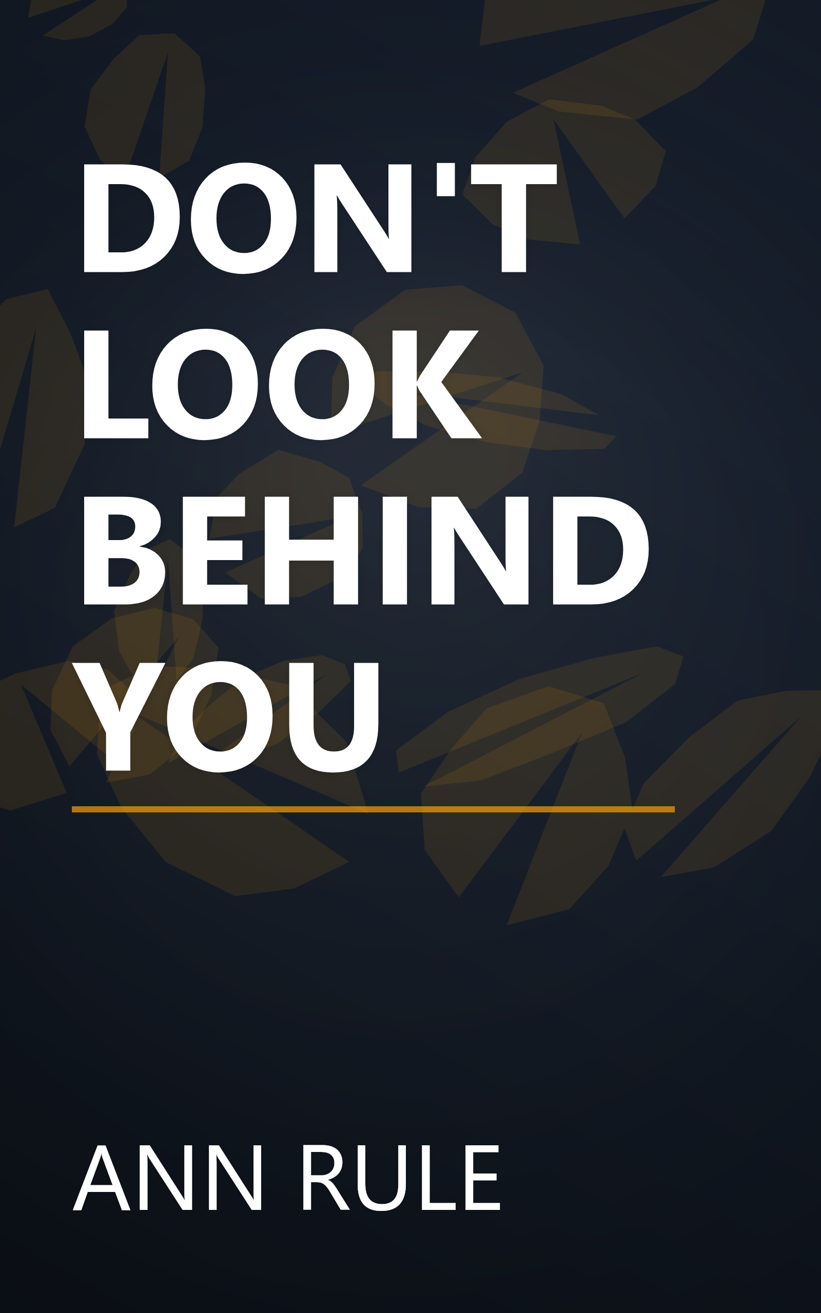 DON'T LOOK BEHIND YOU book cover