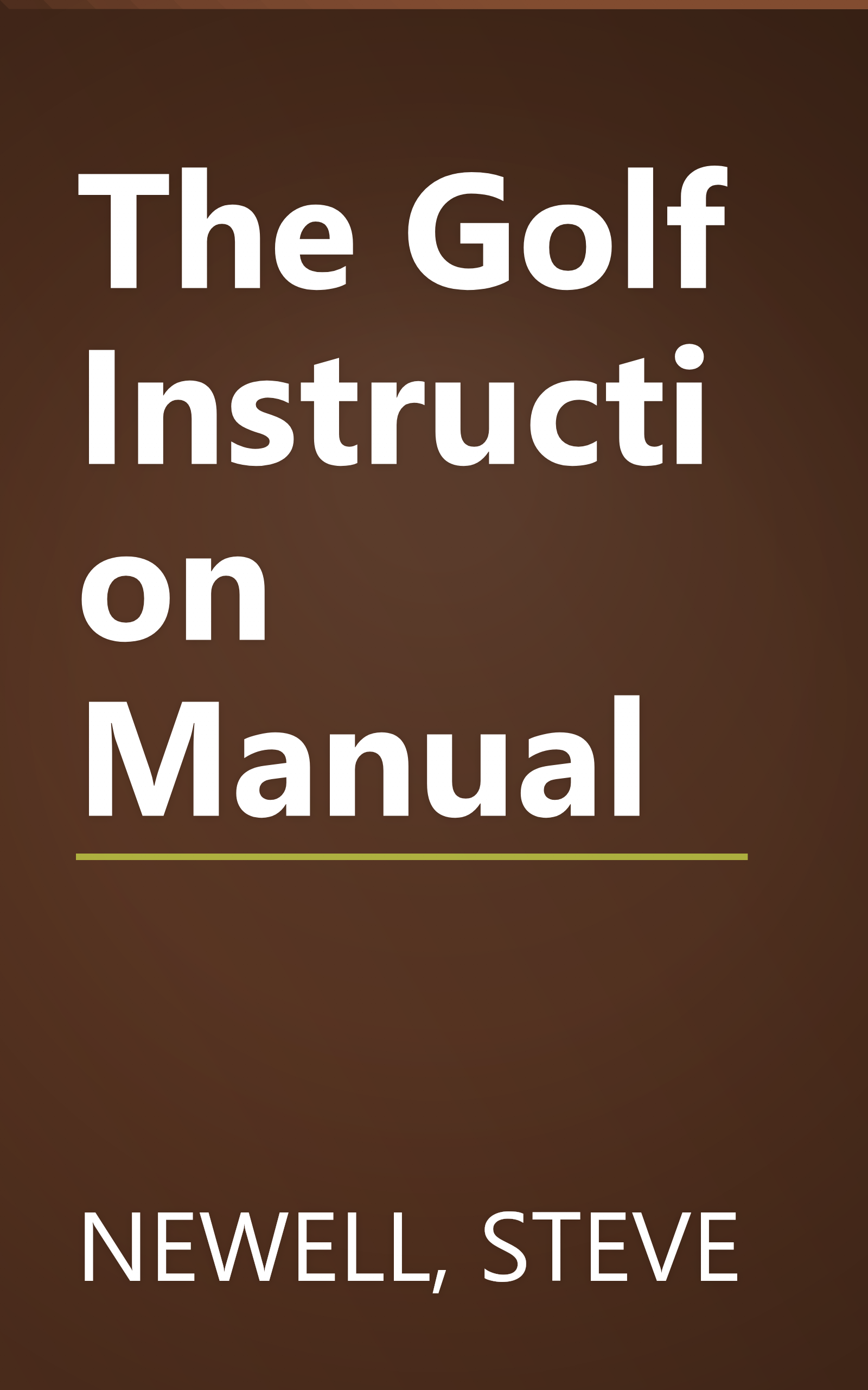 The Golf Instruction Manual book cover