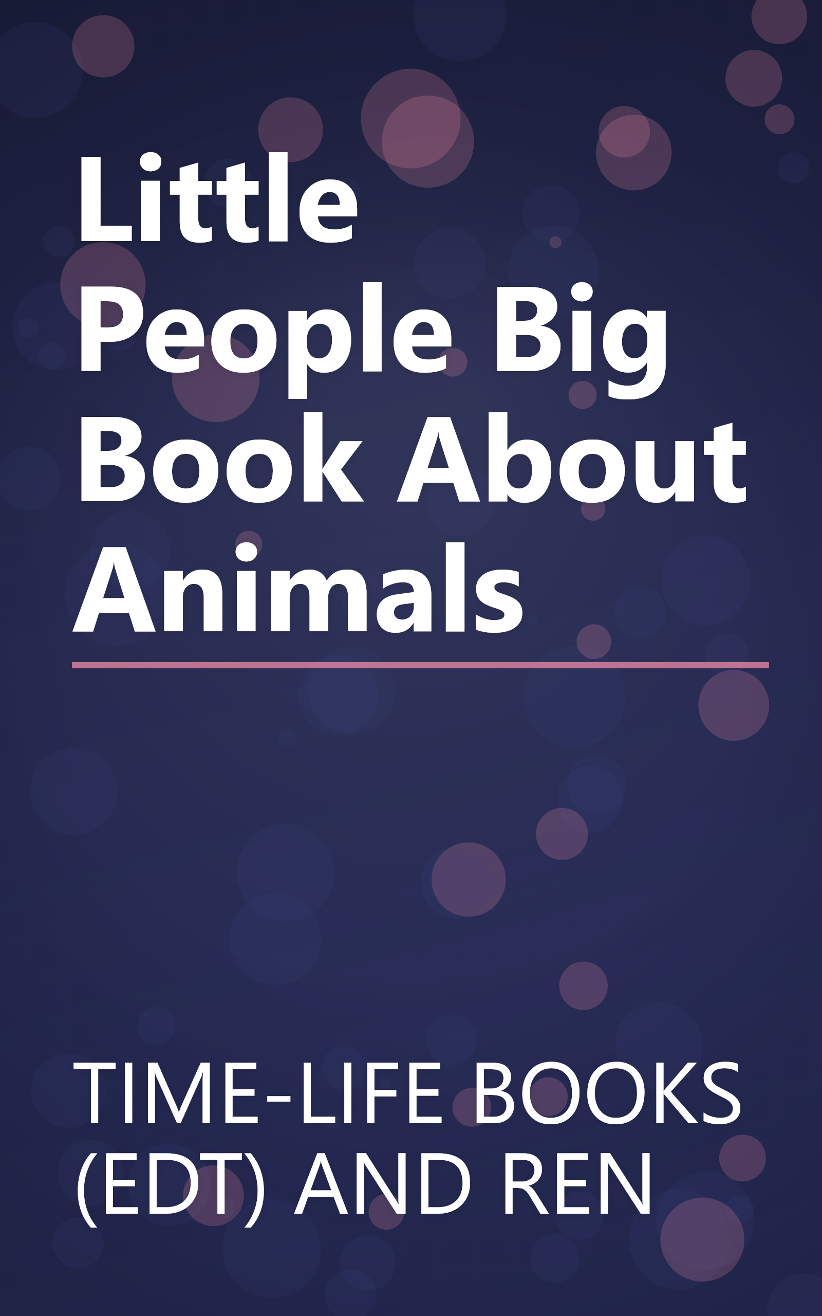 Little People Big Book About Animals book cover