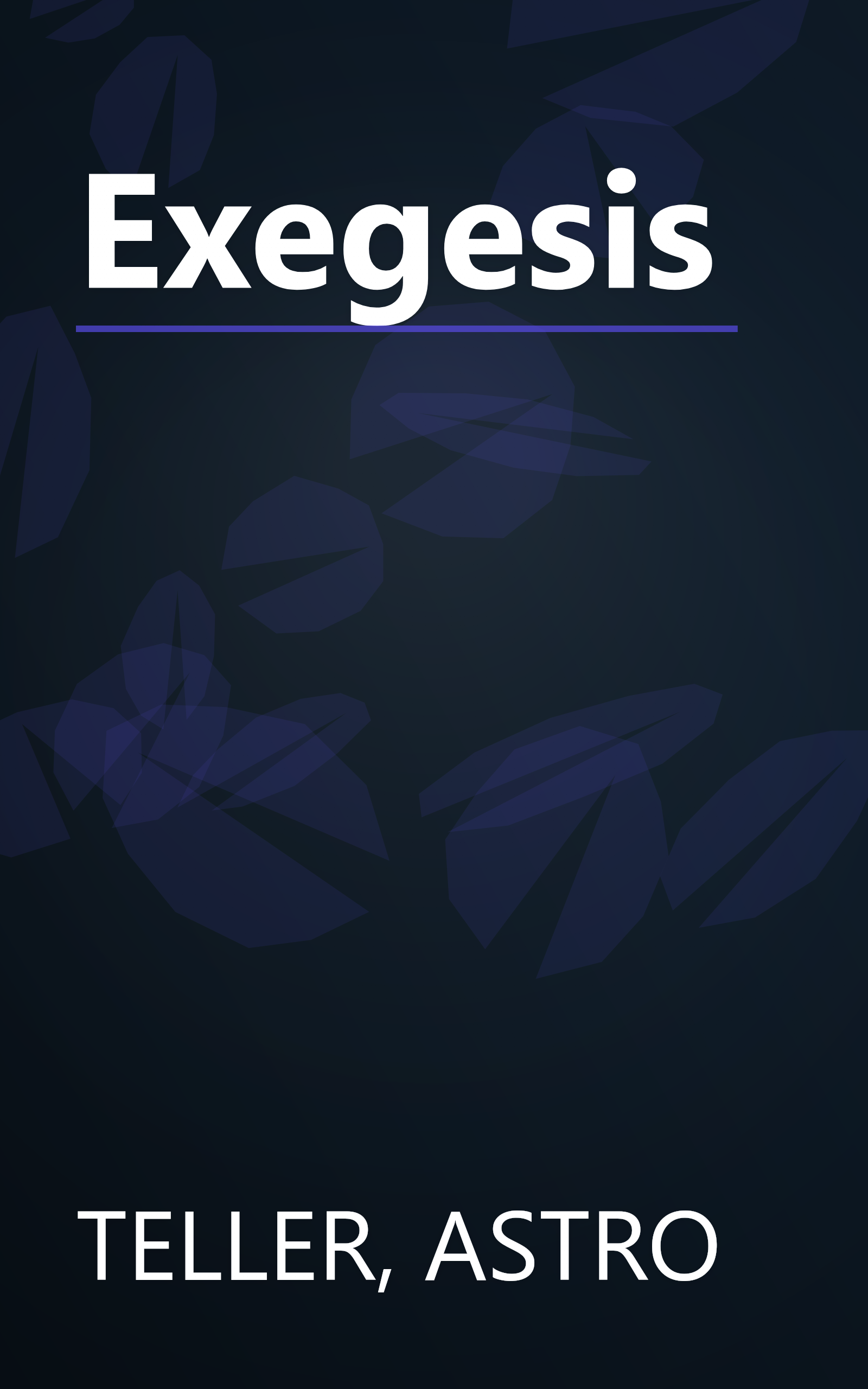 Exegesis book cover