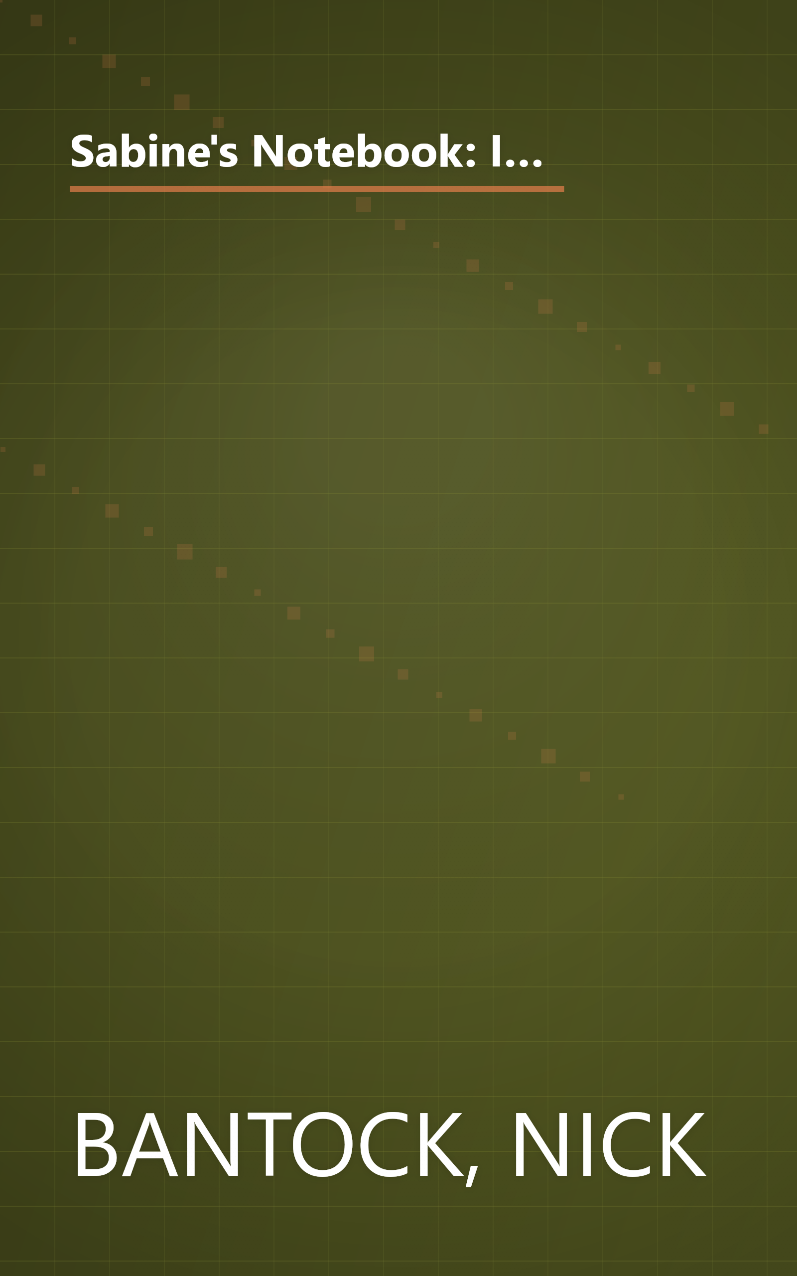 Sabine's Notebook: In Which the Extraordinary Correspondence of Griffin & Sabine Continues (Griffin and Sabine) book cover