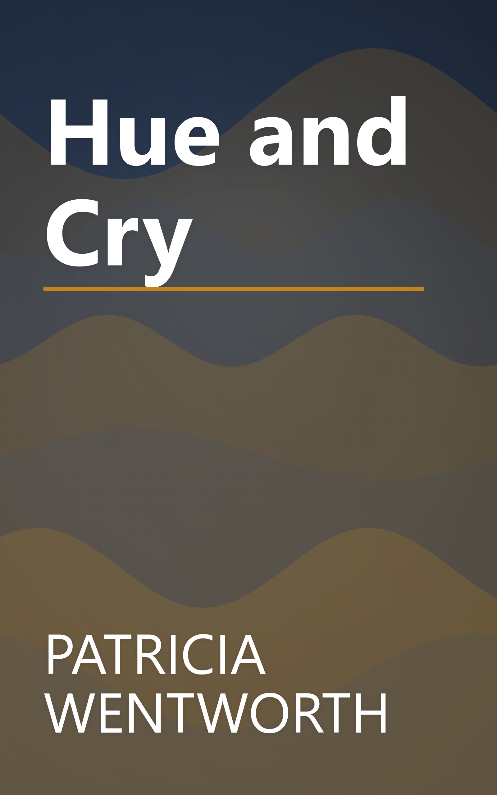 Hue and Cry book cover