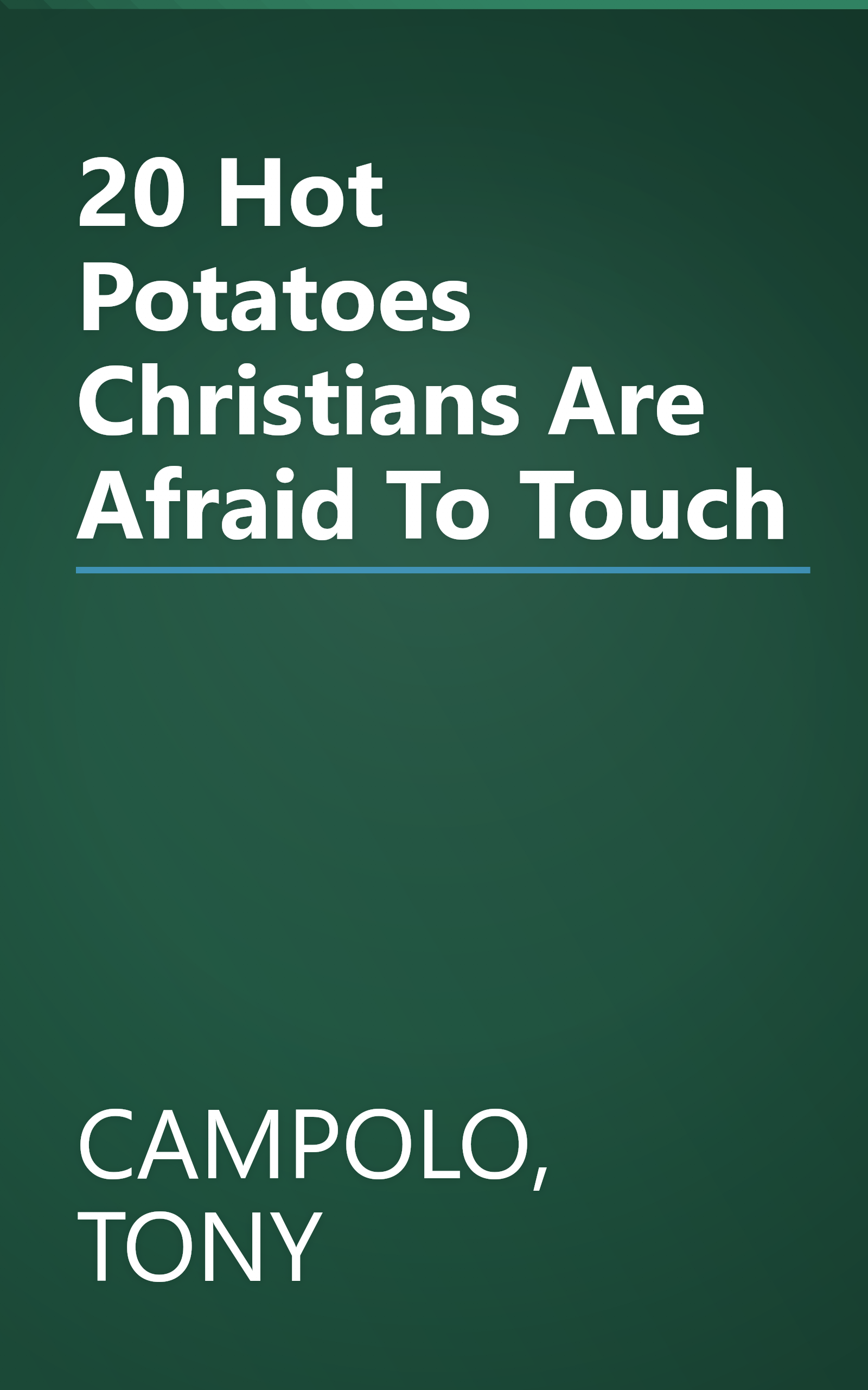 20 Hot Potatoes Christians Are Afraid To Touch book cover
