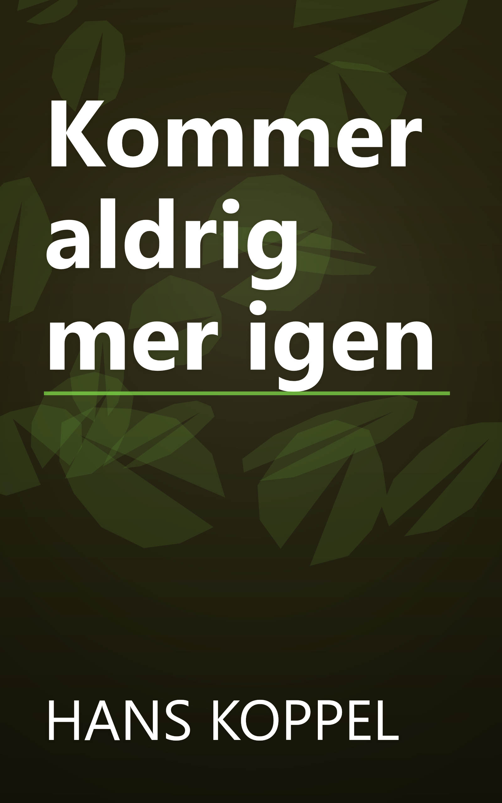 Kommer aldrig mer igen book cover