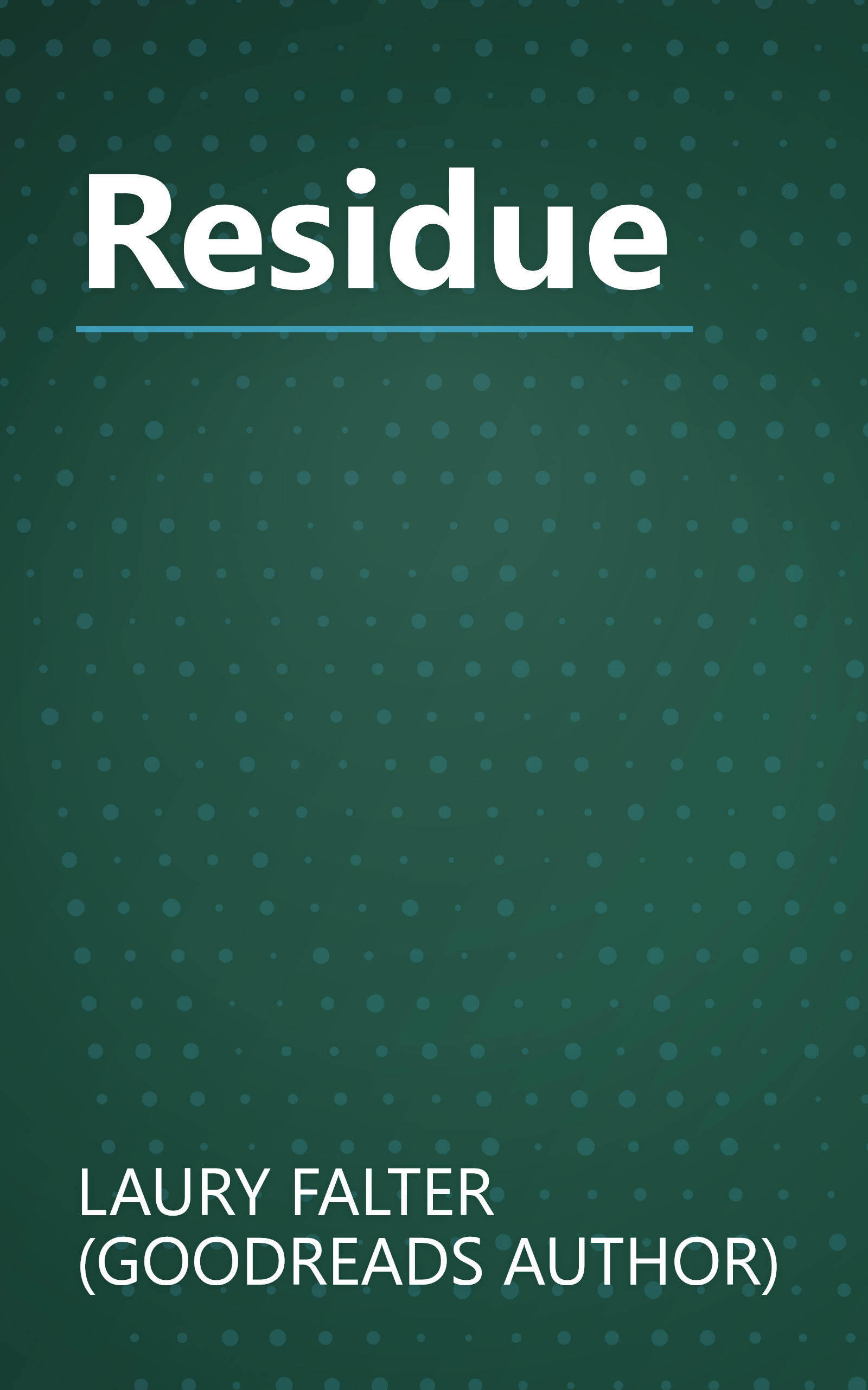 Residue book cover