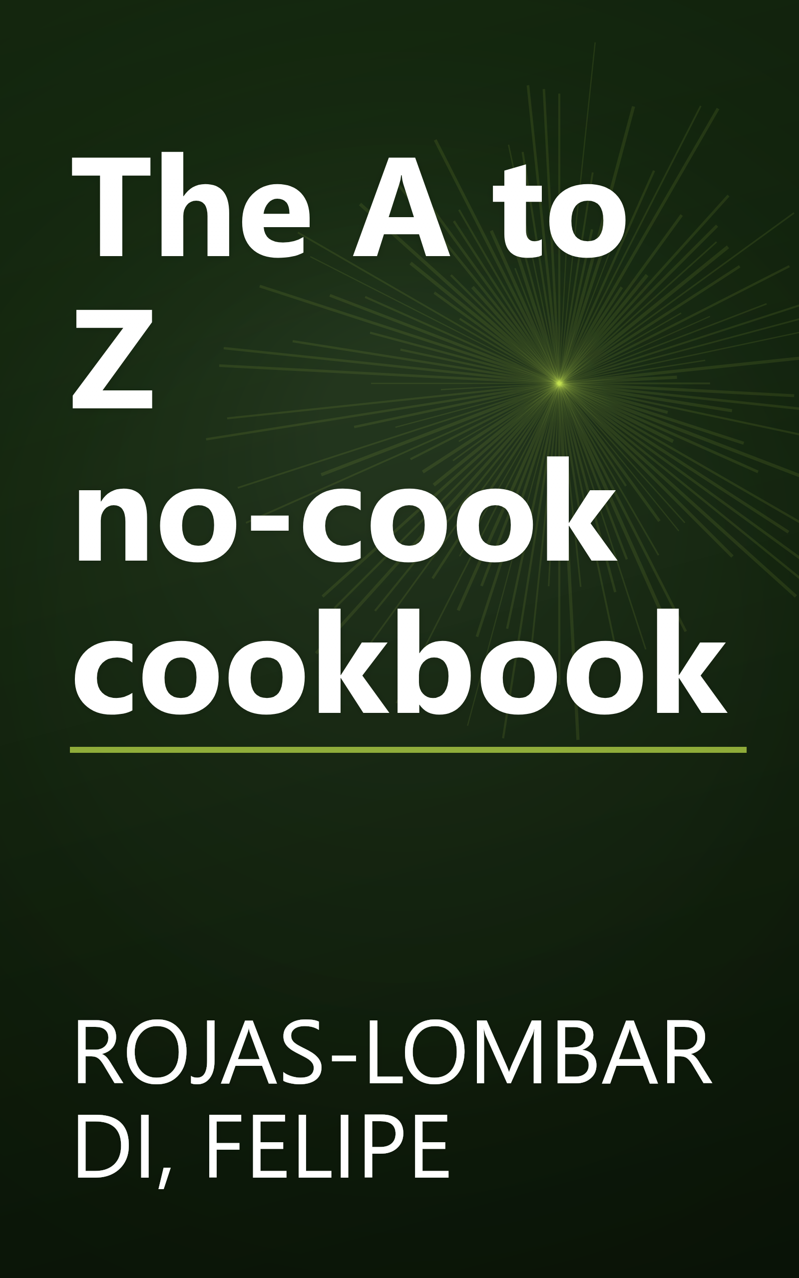 The A to Z no-cook cookbook book cover