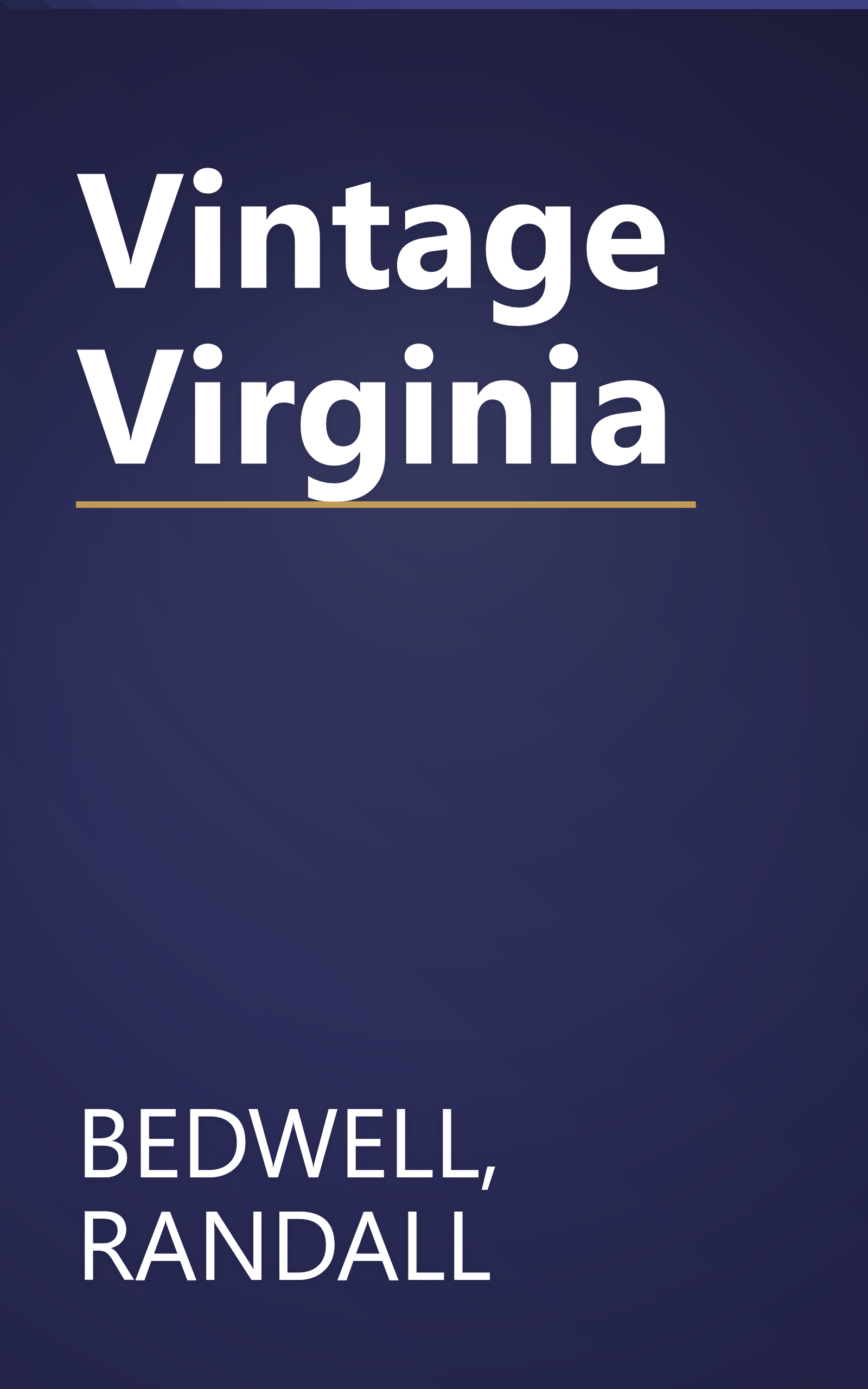 Vintage Virginia book cover