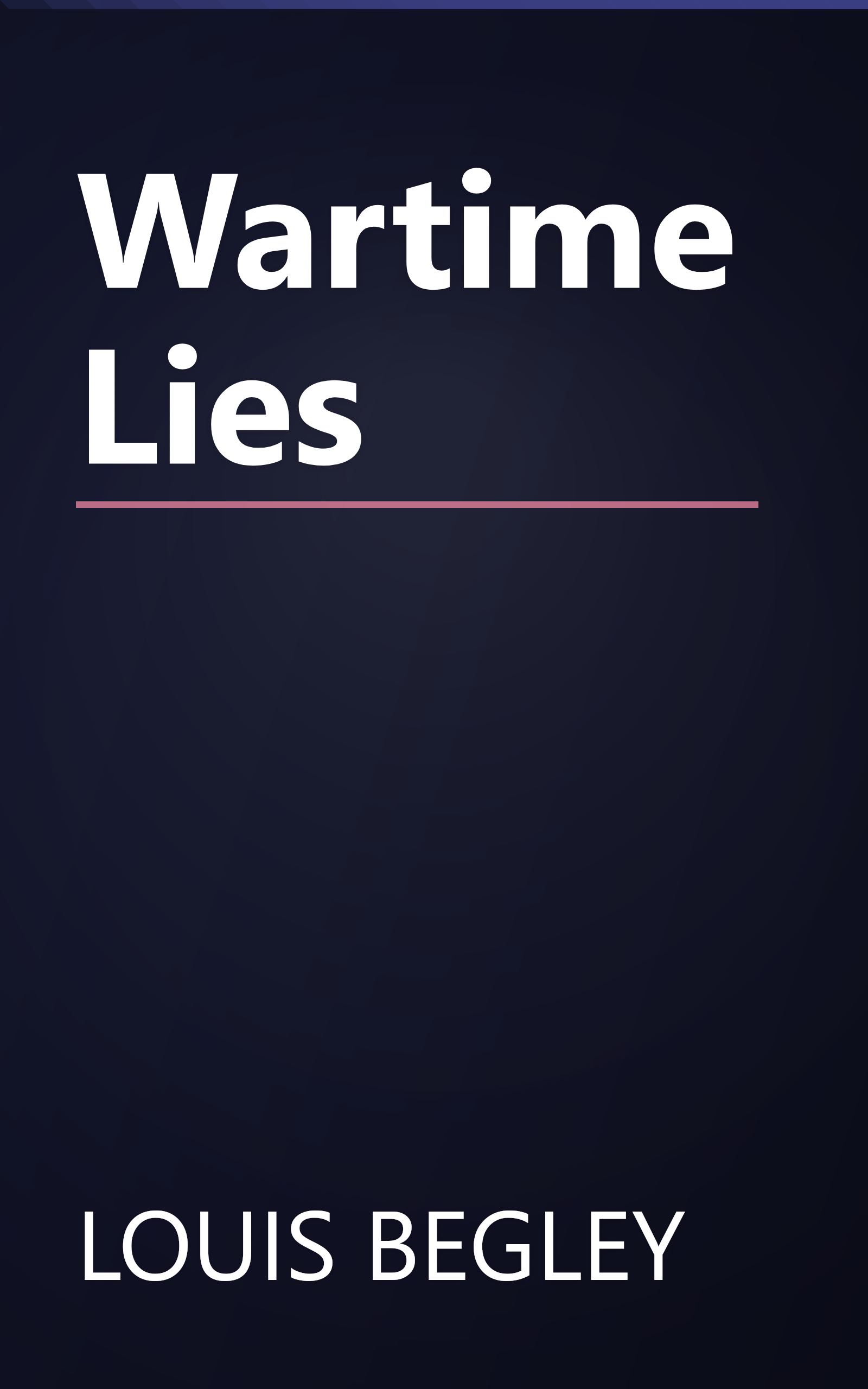 Wartime Lies book cover