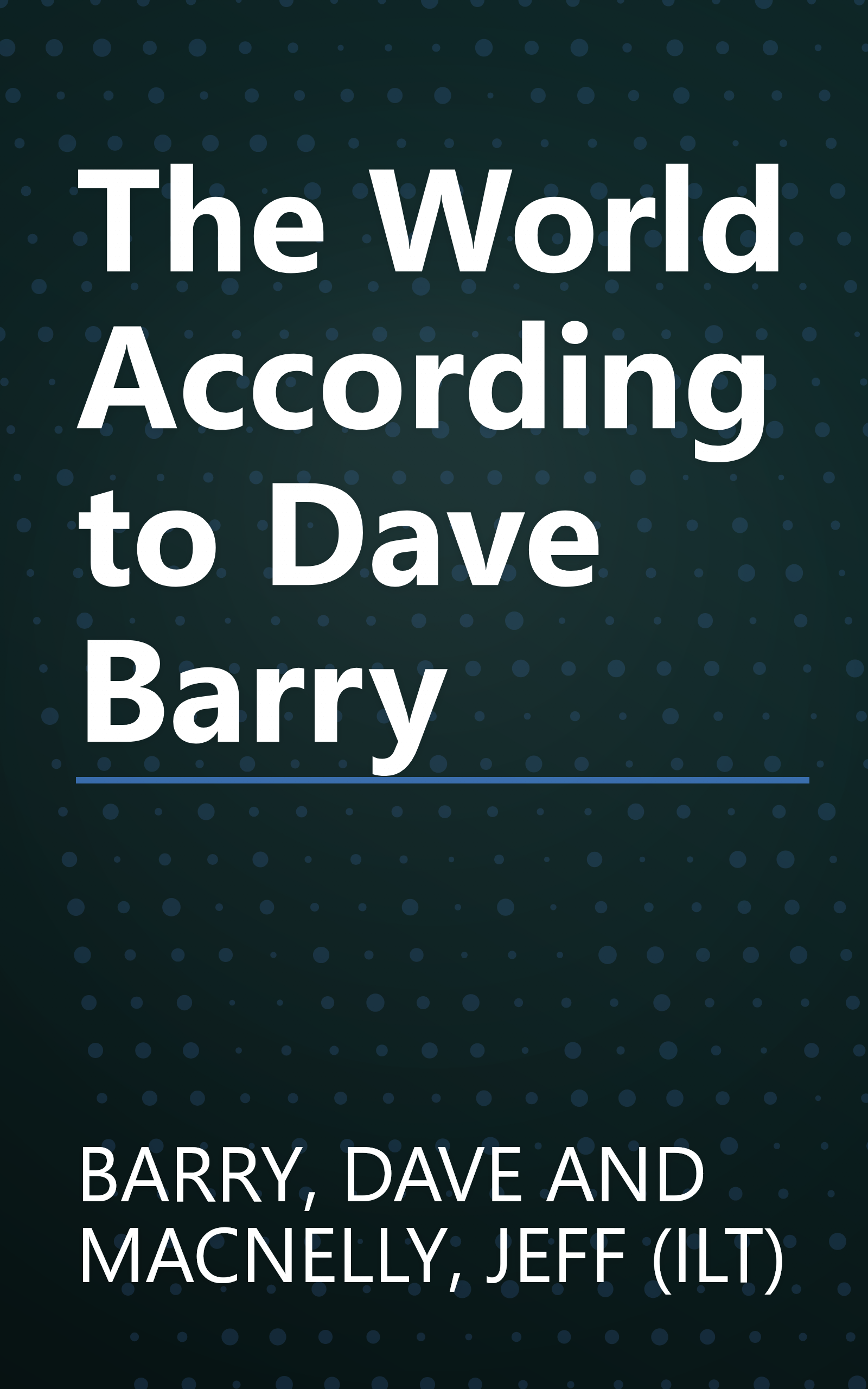The World According to Dave Barry book cover