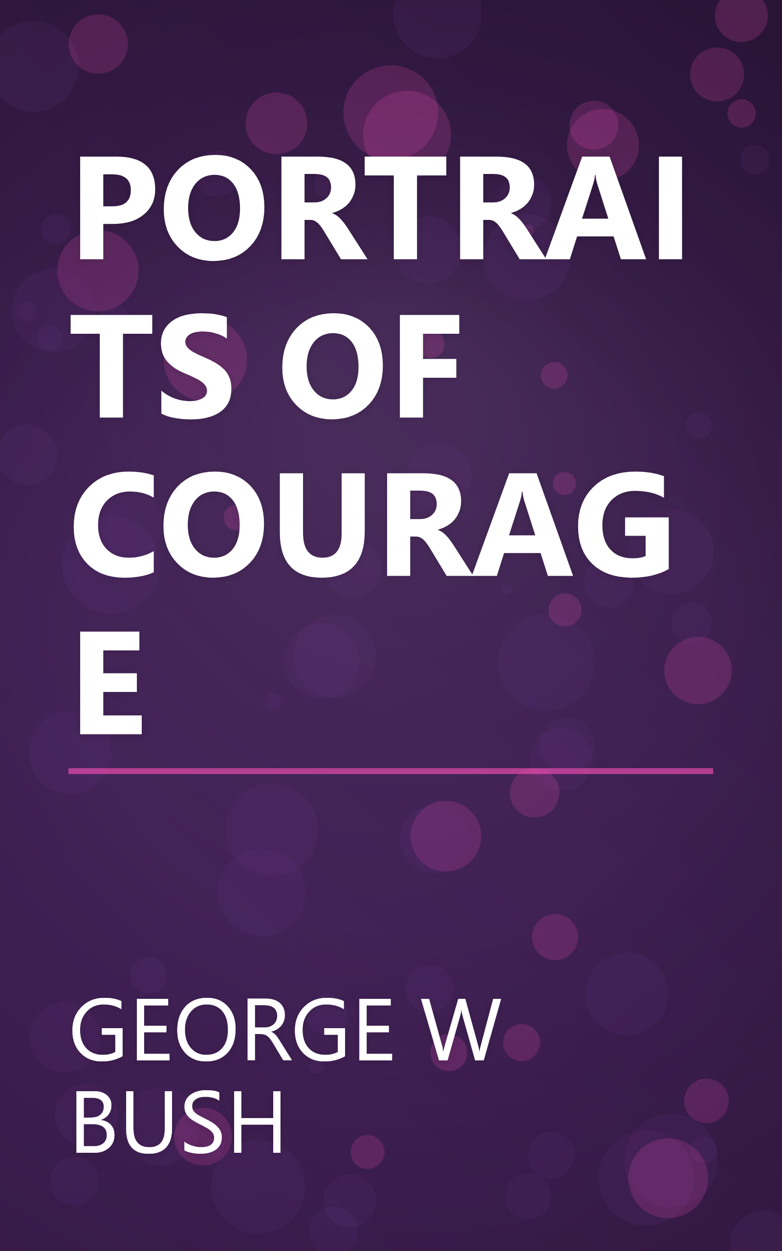 PORTRAITS OF COURAGE book cover