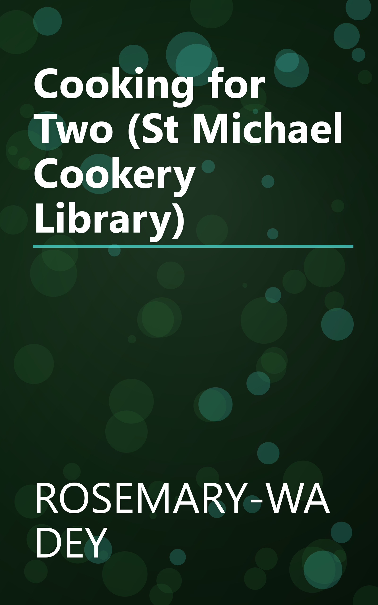 Cooking for Two (St Michael Cookery Library) book cover