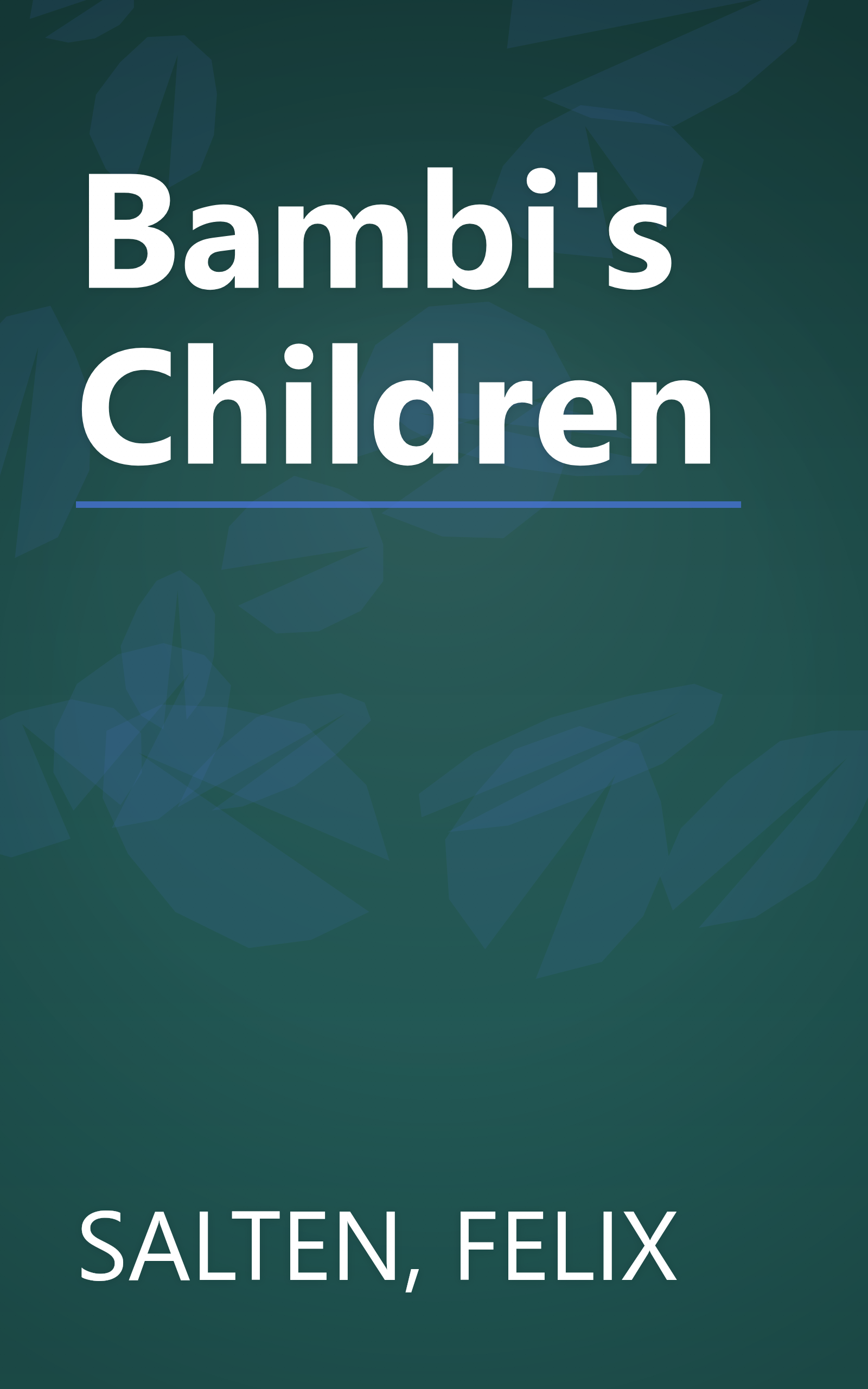 Bambi's Children book cover
