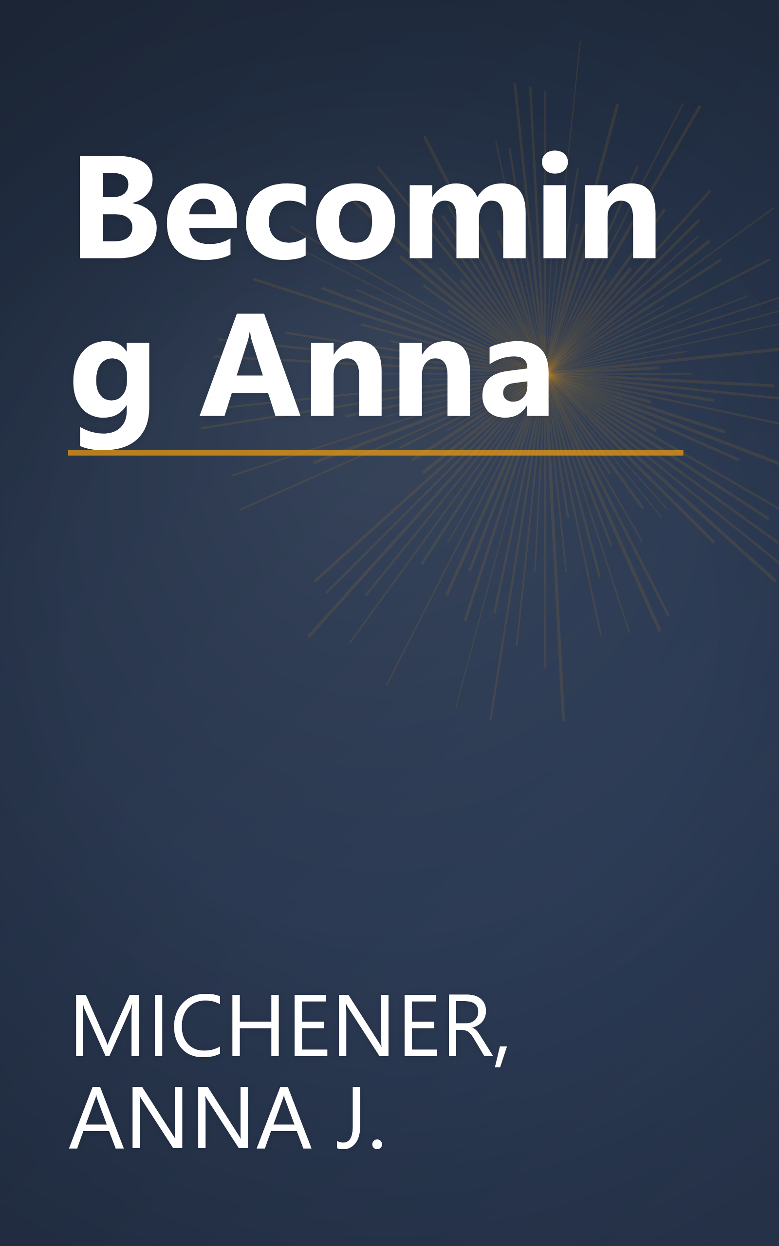 Becoming Anna book cover