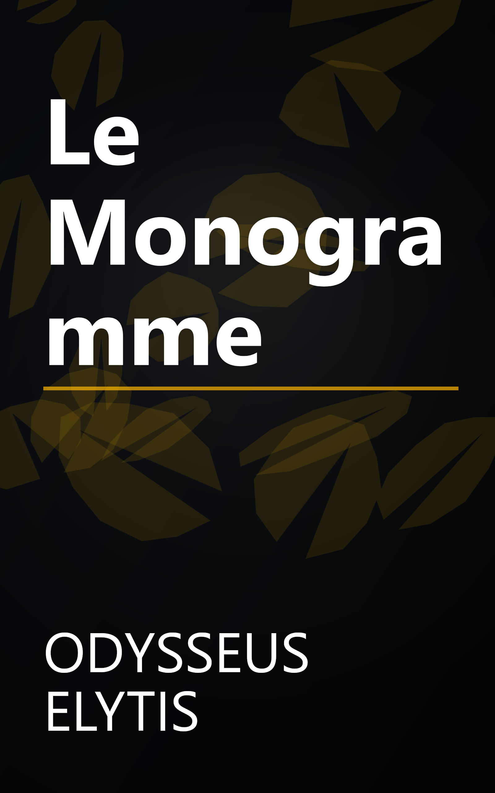 Le Monogramme book cover