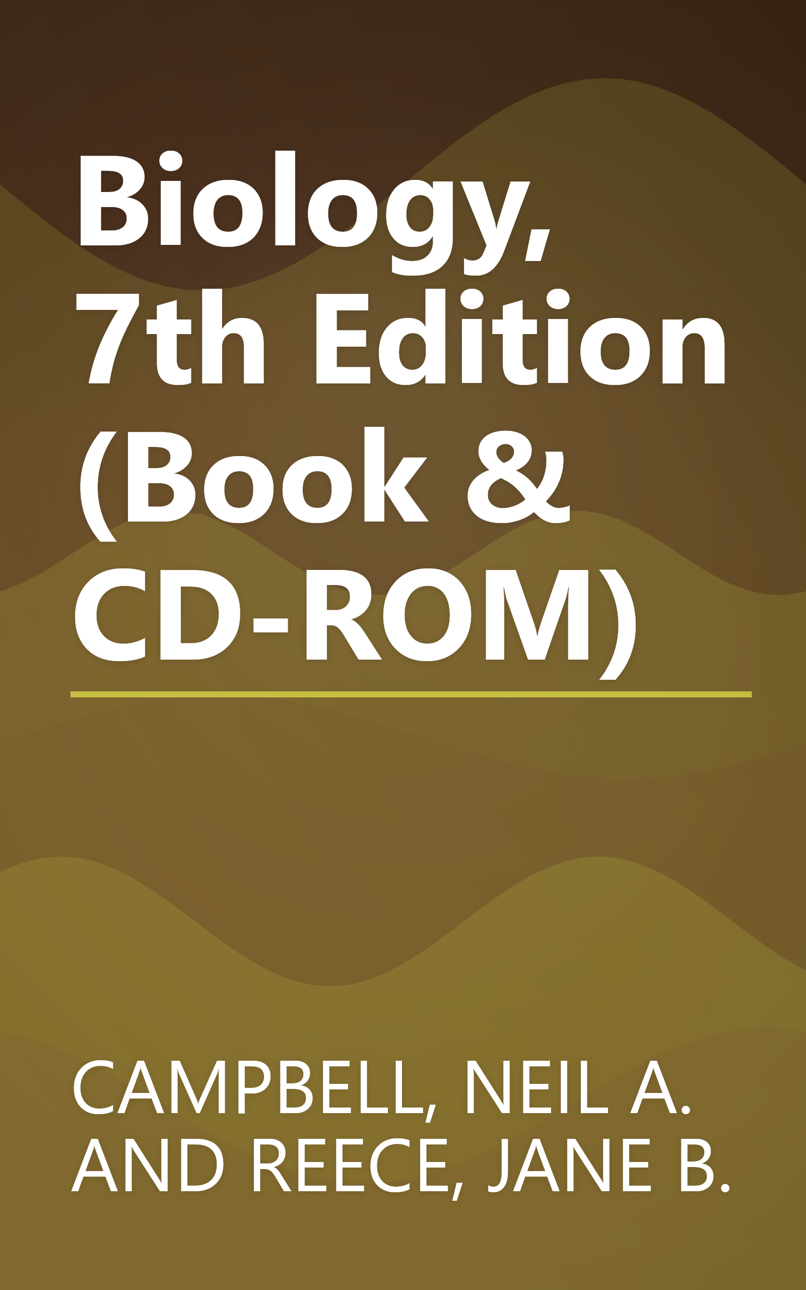 Biology, 7th Edition (Book & CD-ROM) book cover