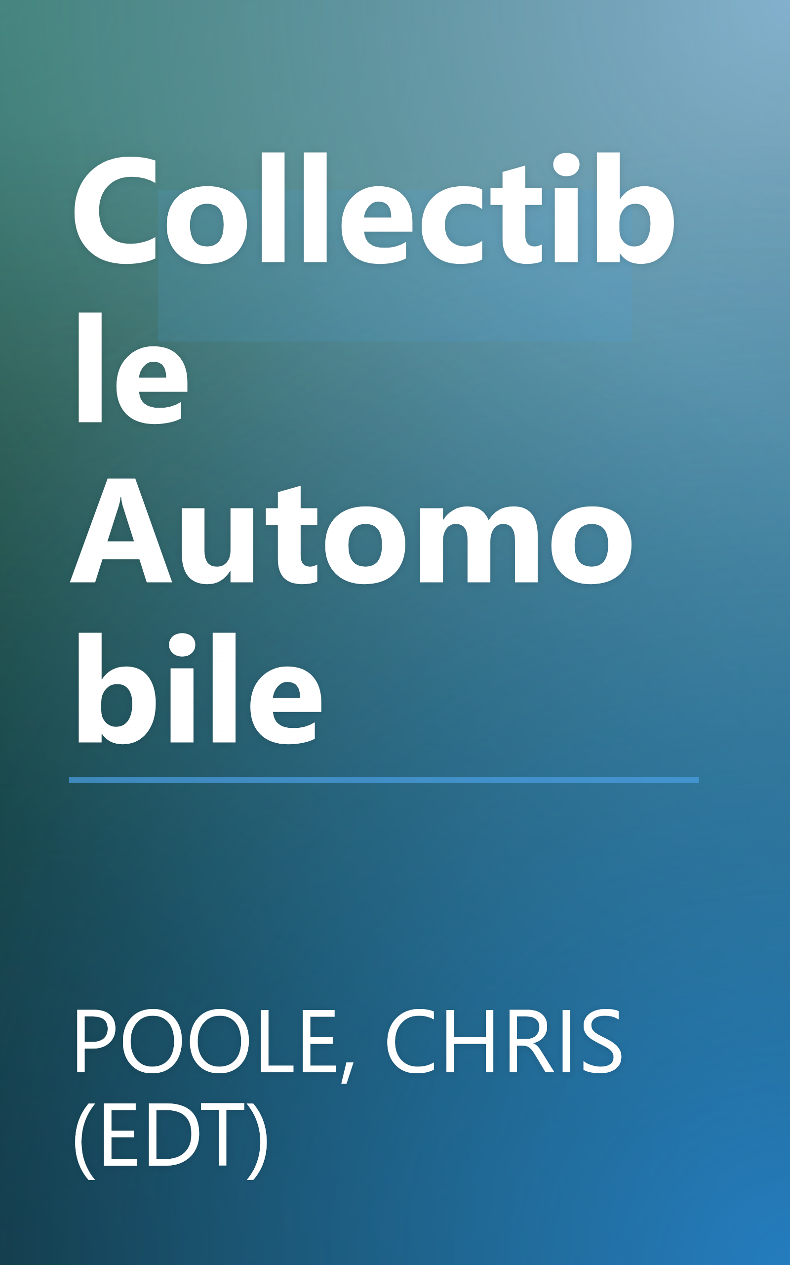 Collectible Automobile book cover