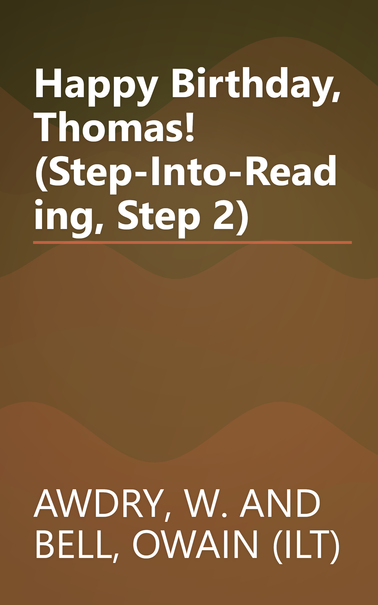 Happy Birthday, Thomas! (Step-Into-Reading, Step 2) book cover