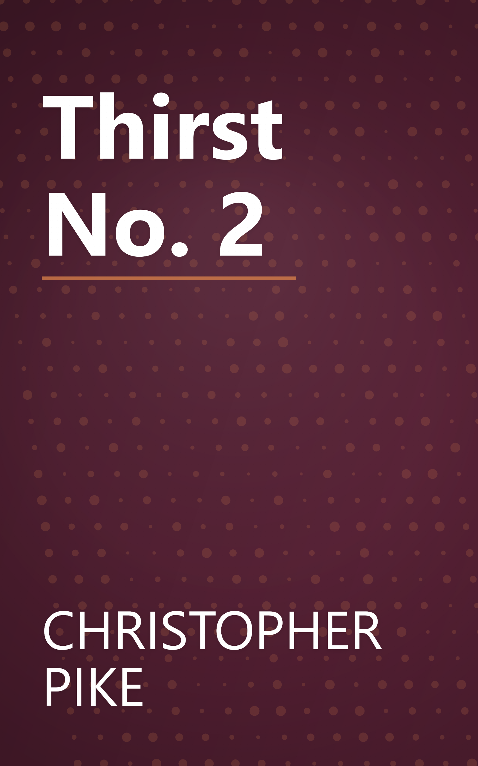 Thirst No. 2 book cover