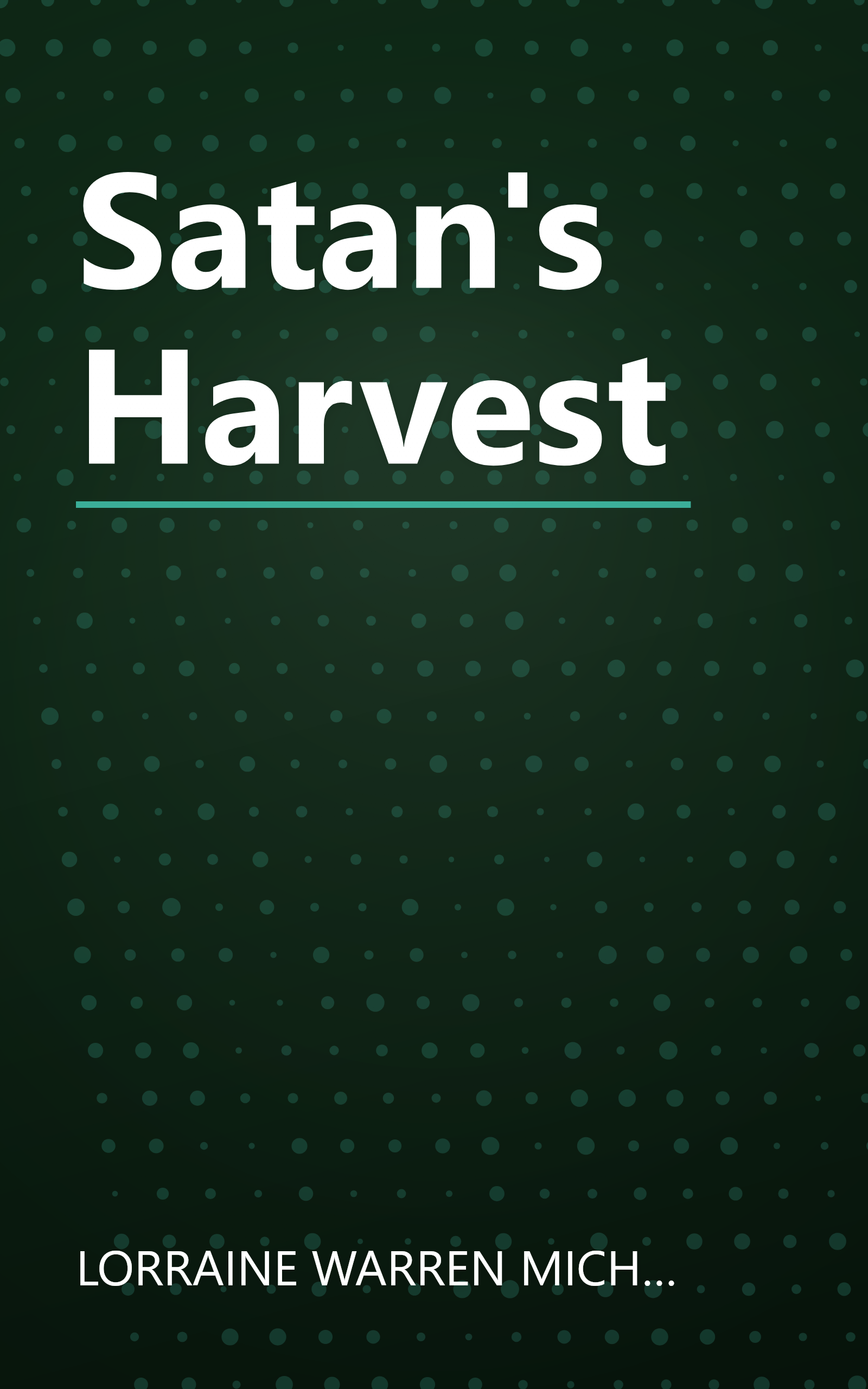 Satan's Harvest book cover