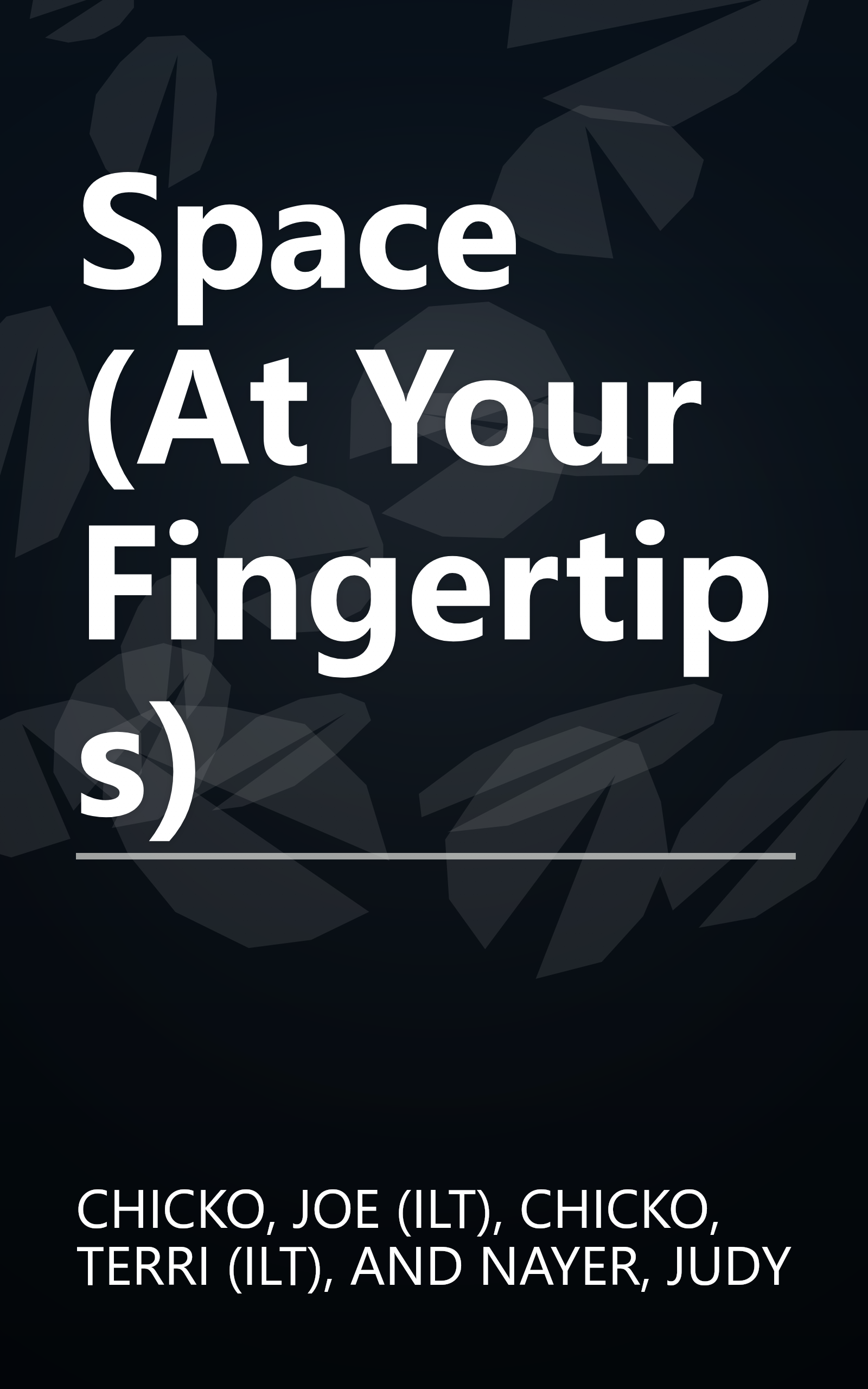 Space (At Your Fingertips) book cover