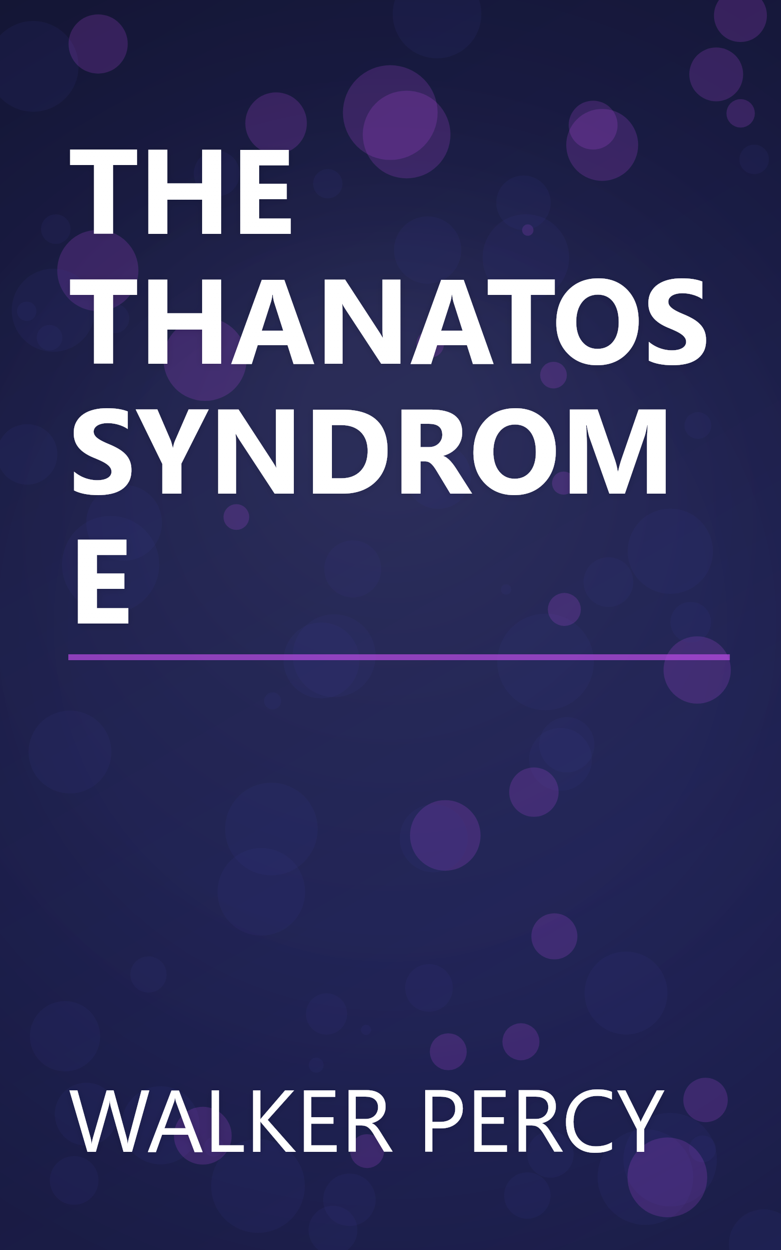 THE THANATOS SYNDROME book cover