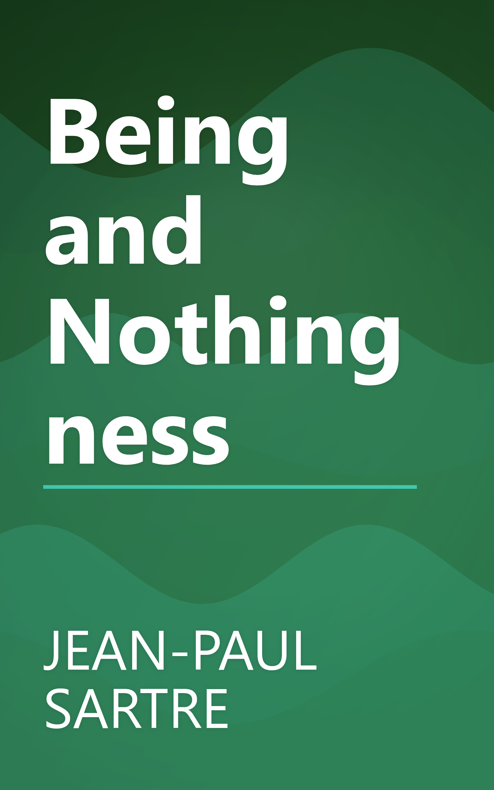 Being and Nothingness book cover