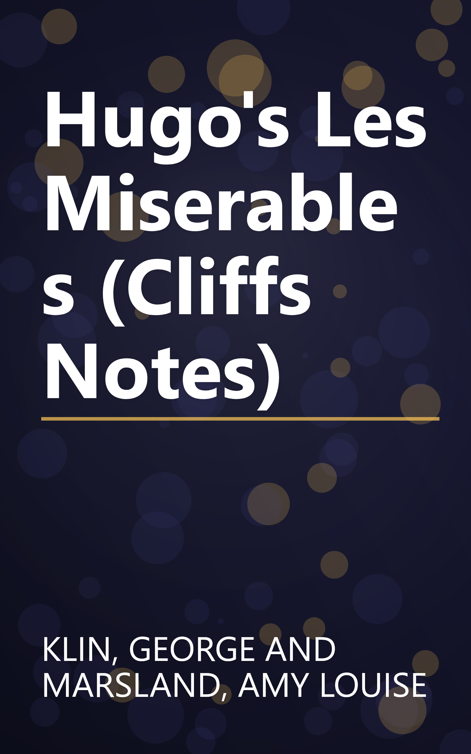 Hugo's Les Miserables (Cliffs Notes) book cover