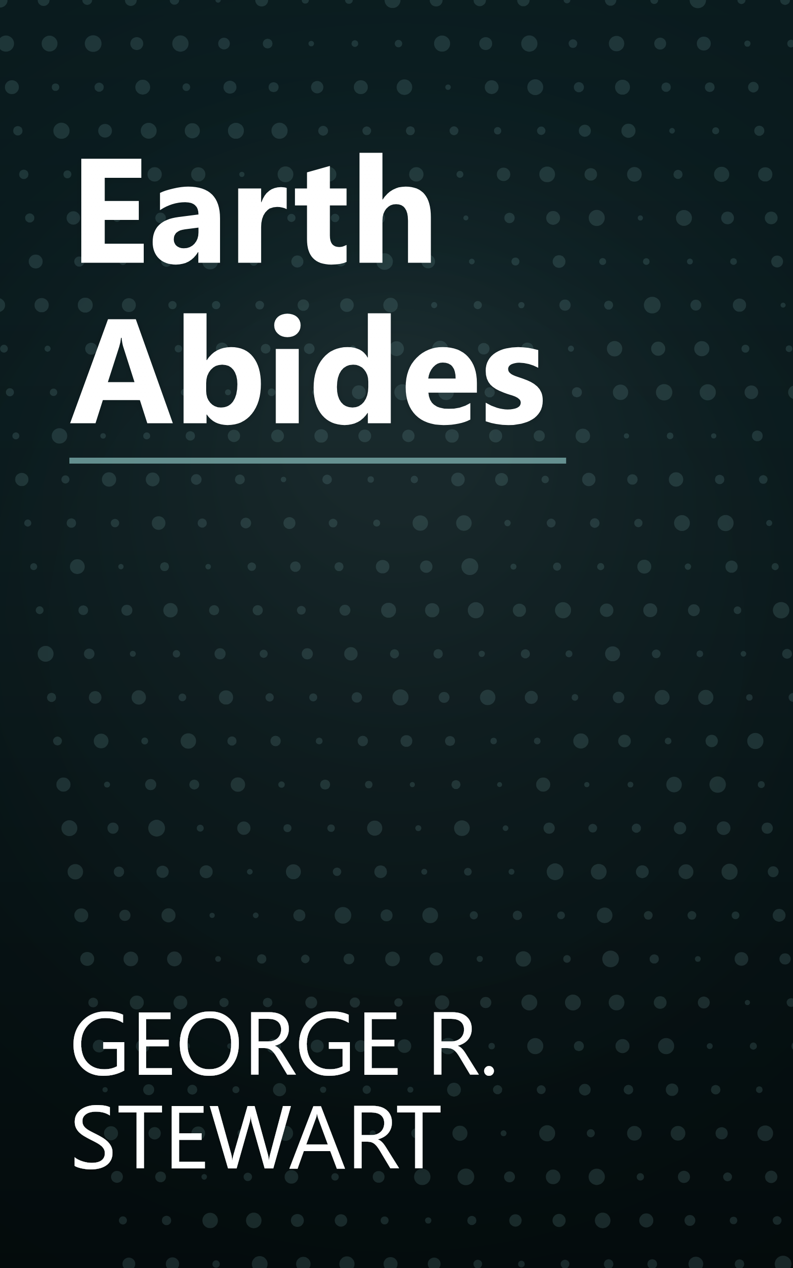 Earth Abides book cover