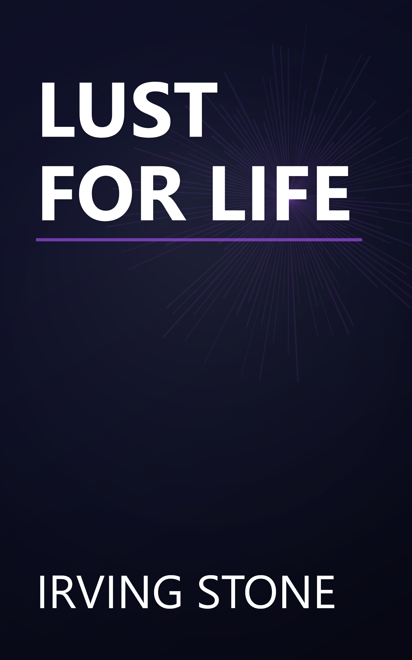 LUST FOR LIFE book cover