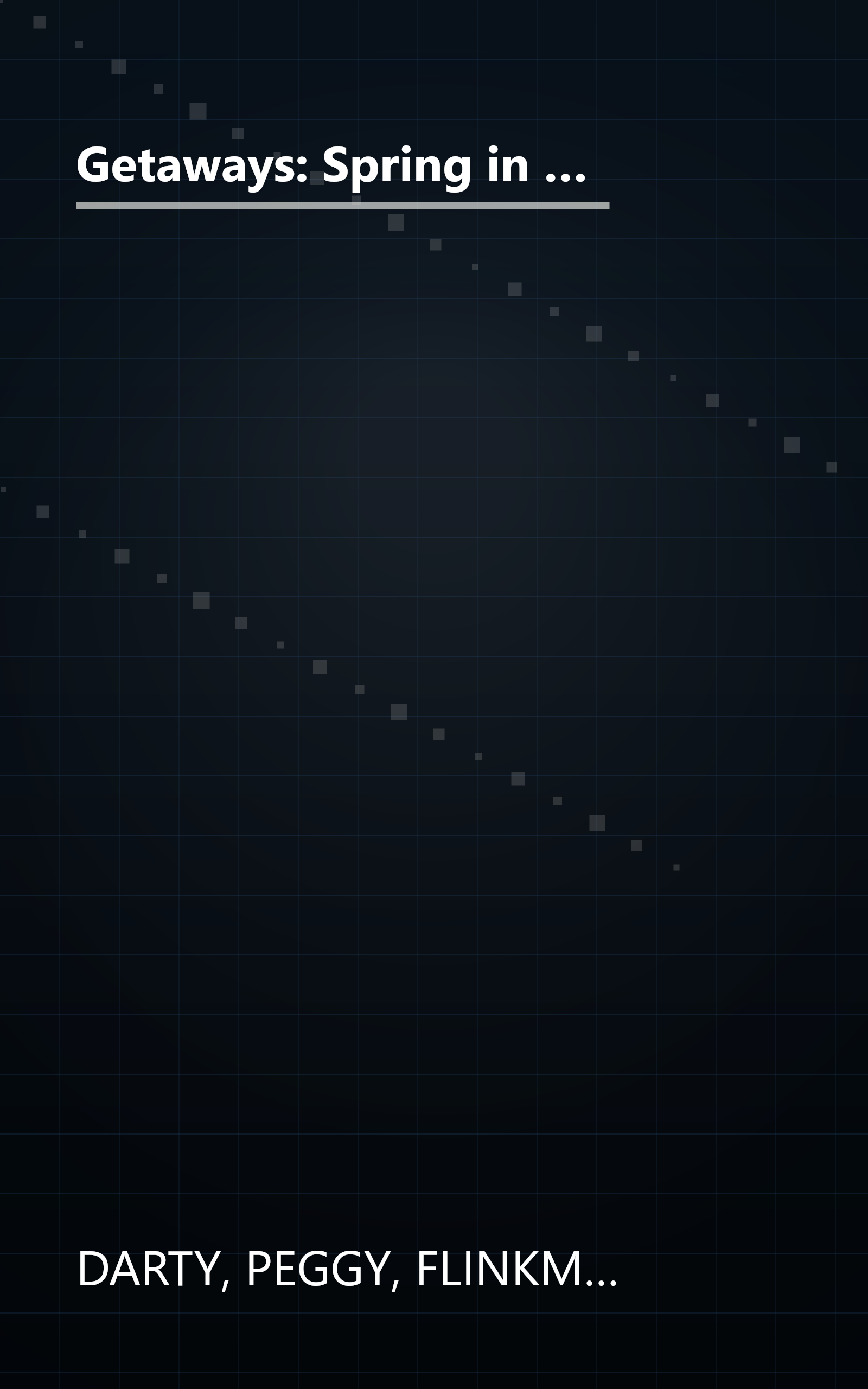 Getaways: Spring in Paris/Wall of Stone/River Runners/Sudden Showers (Inspirational Romance Collection) book cover