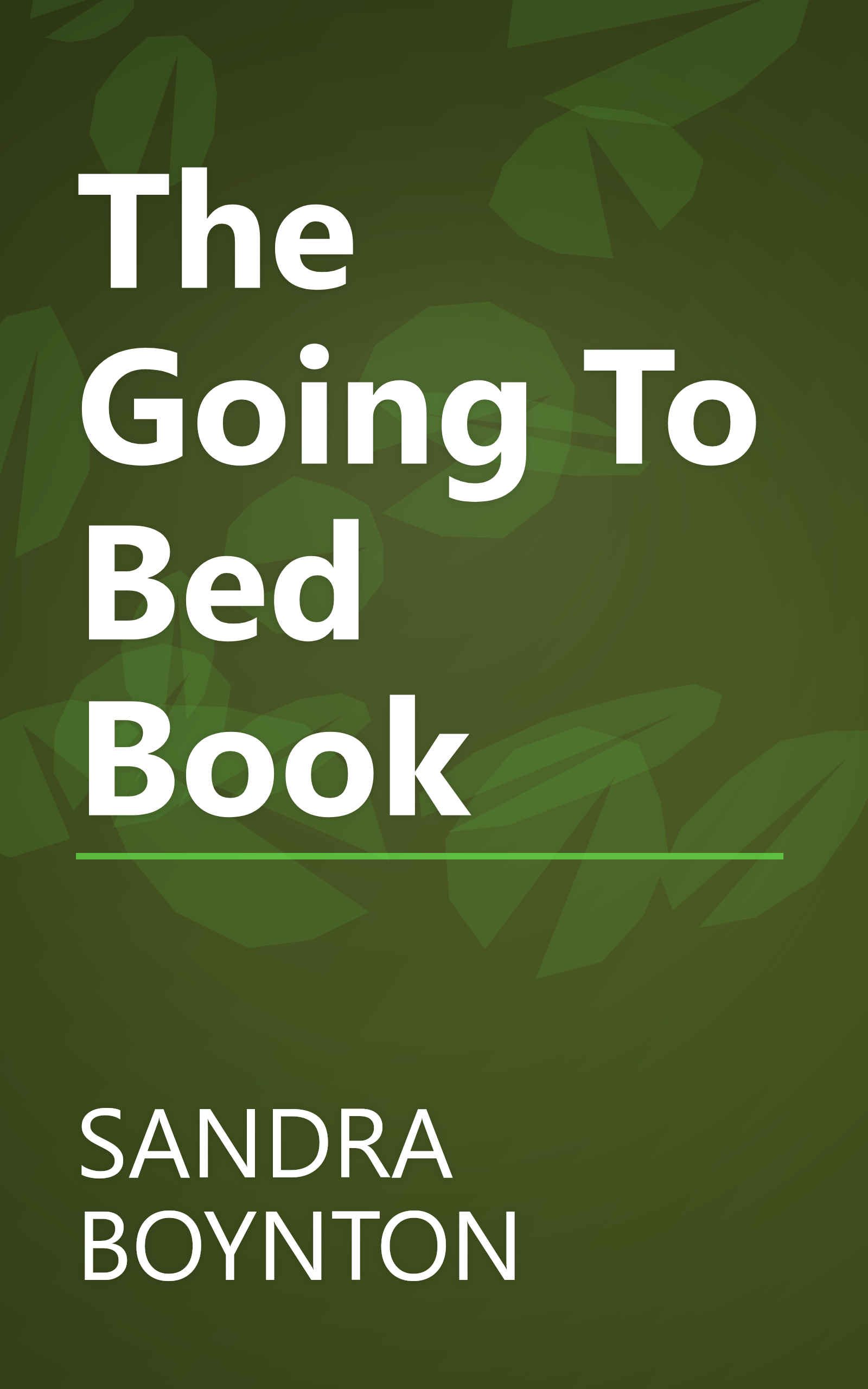 The Going To Bed Book book cover