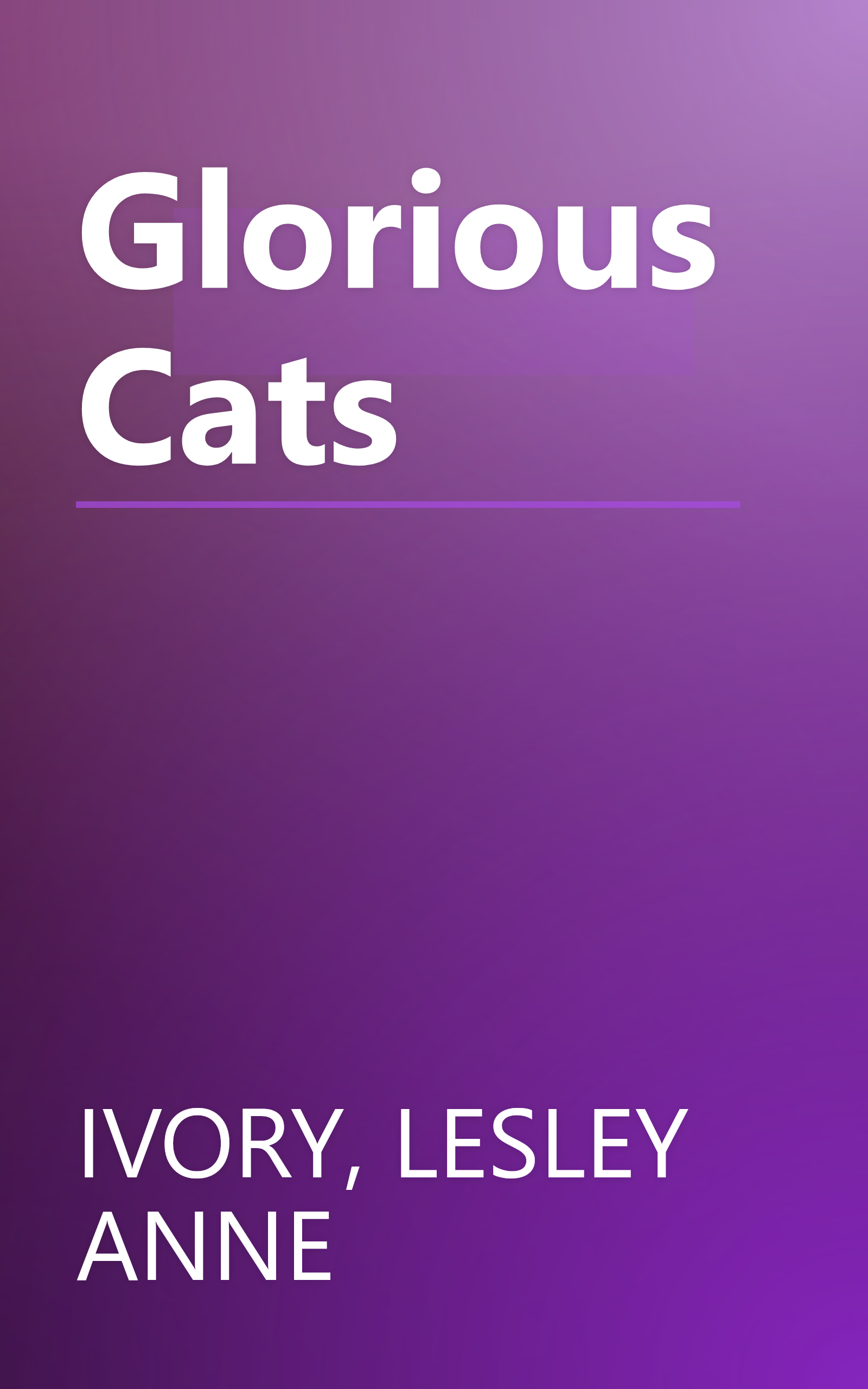 Glorious Cats book cover