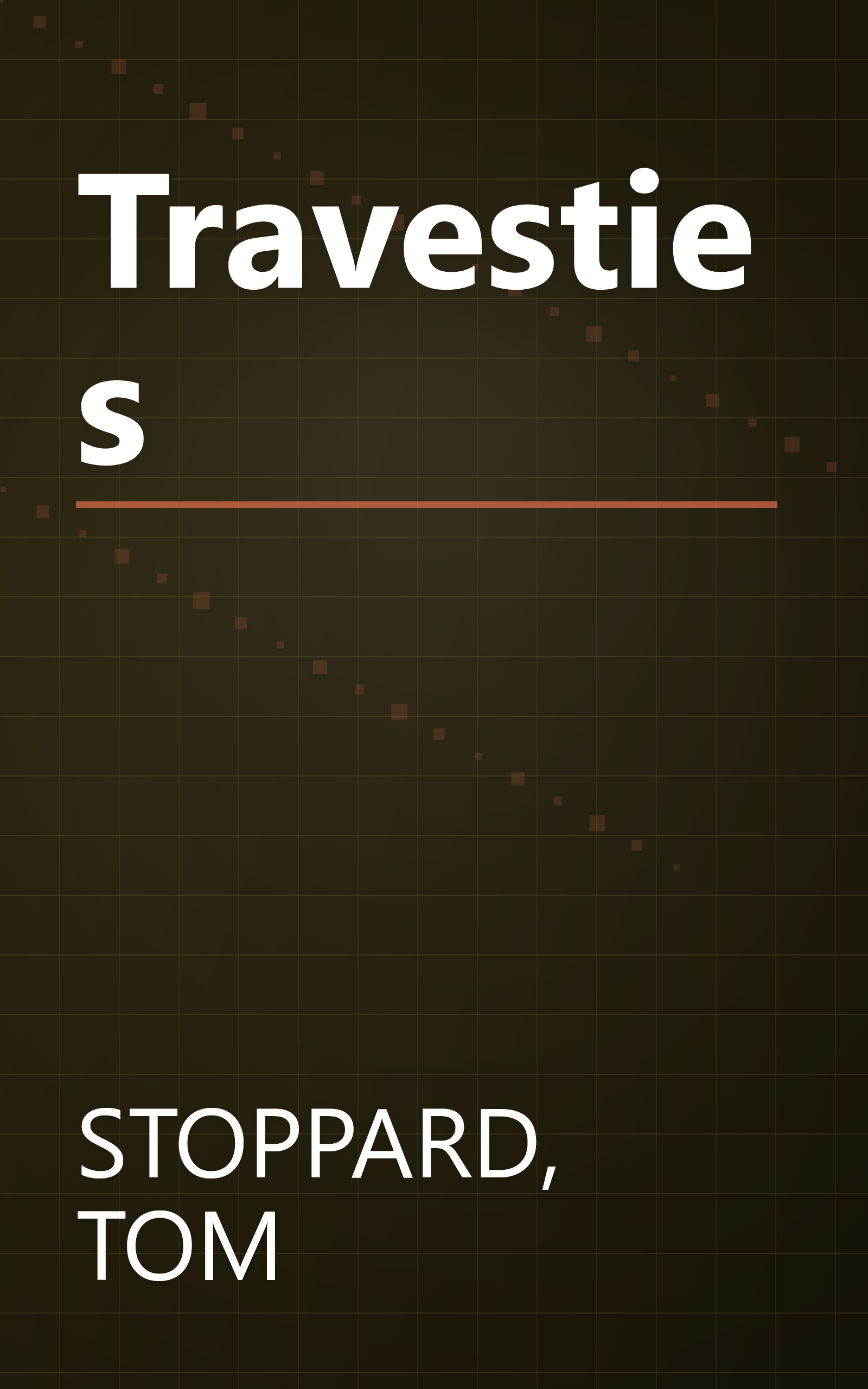 Travesties book cover