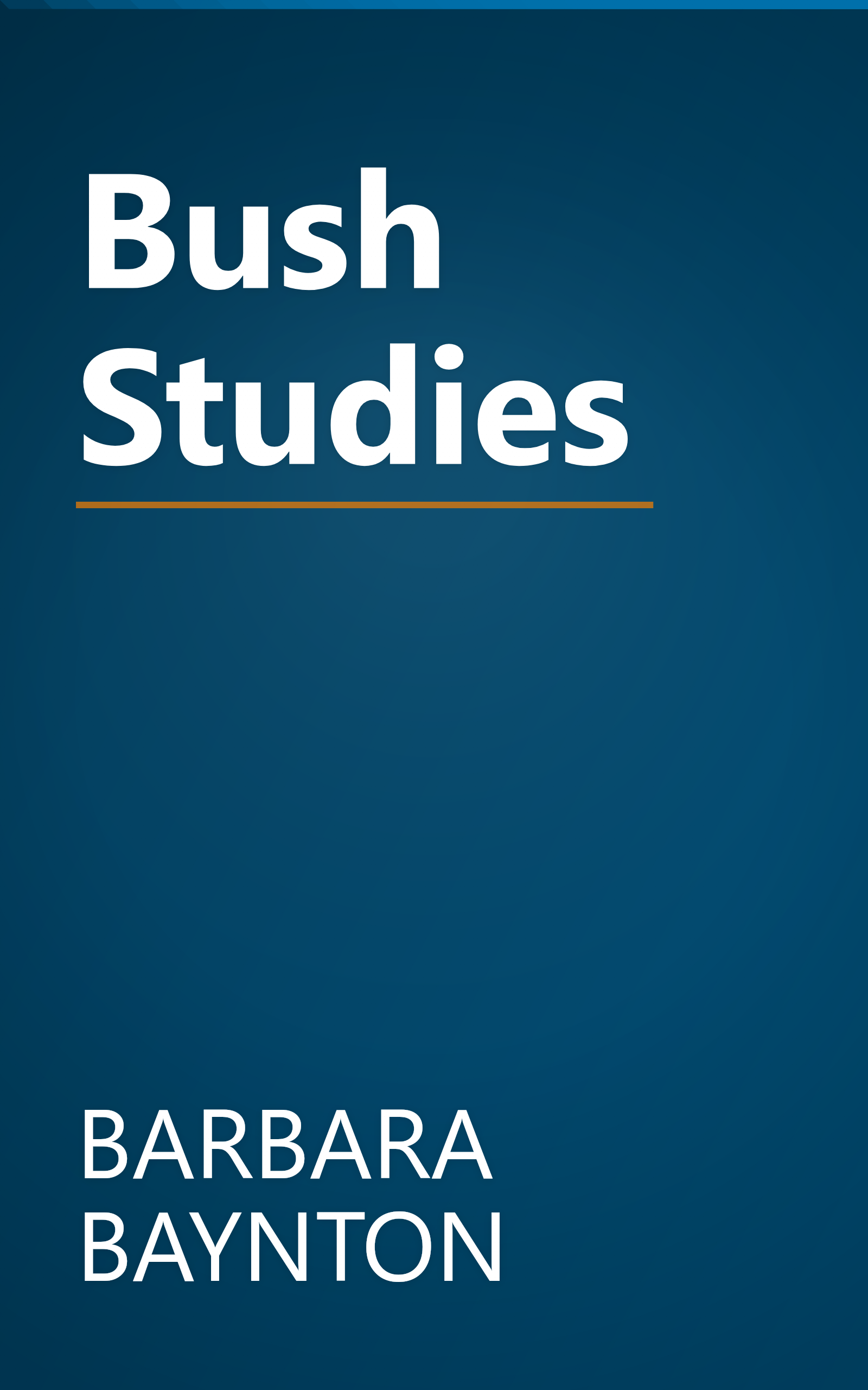 Bush Studies book cover