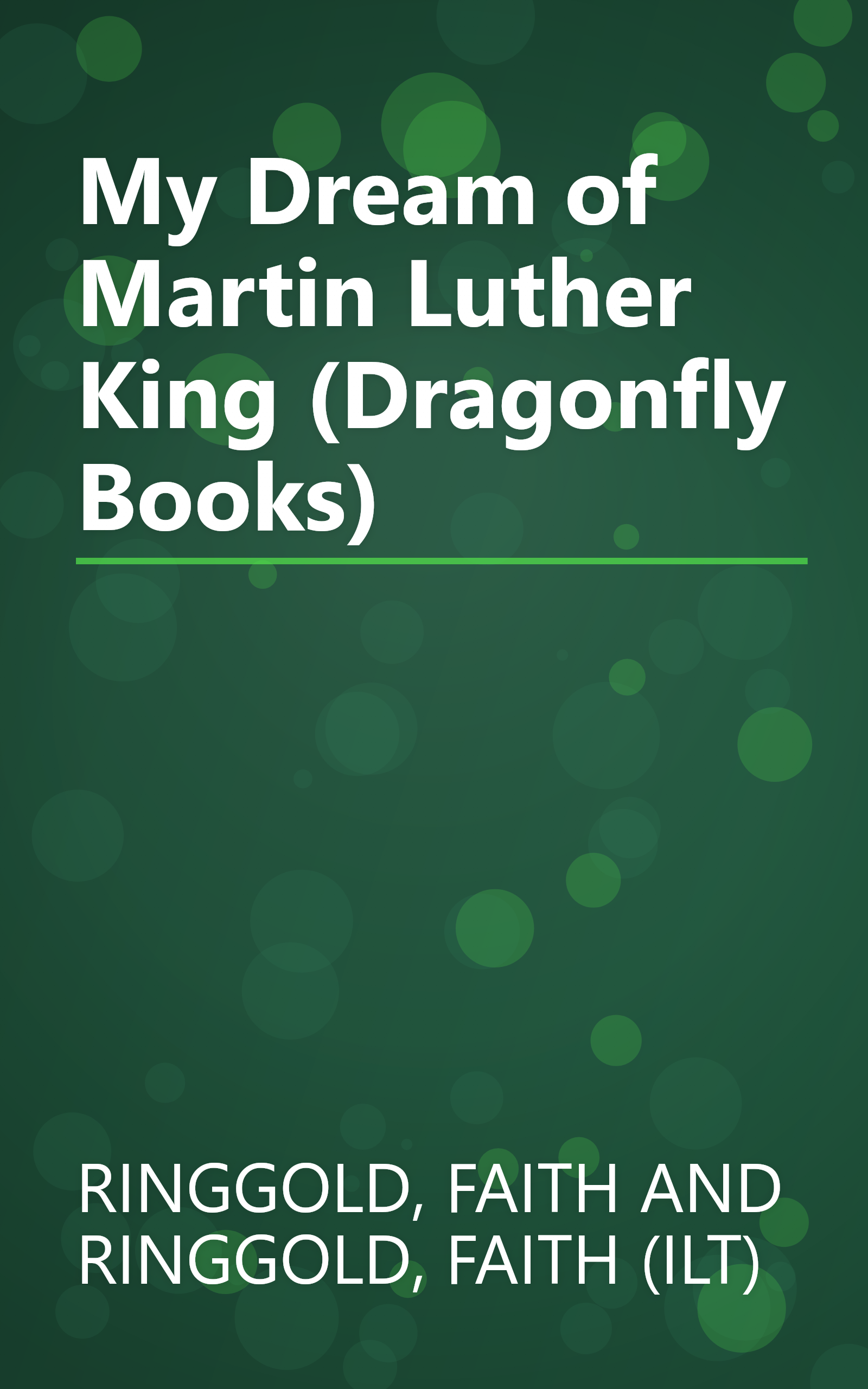 My Dream of Martin Luther King (Dragonfly Books) book cover