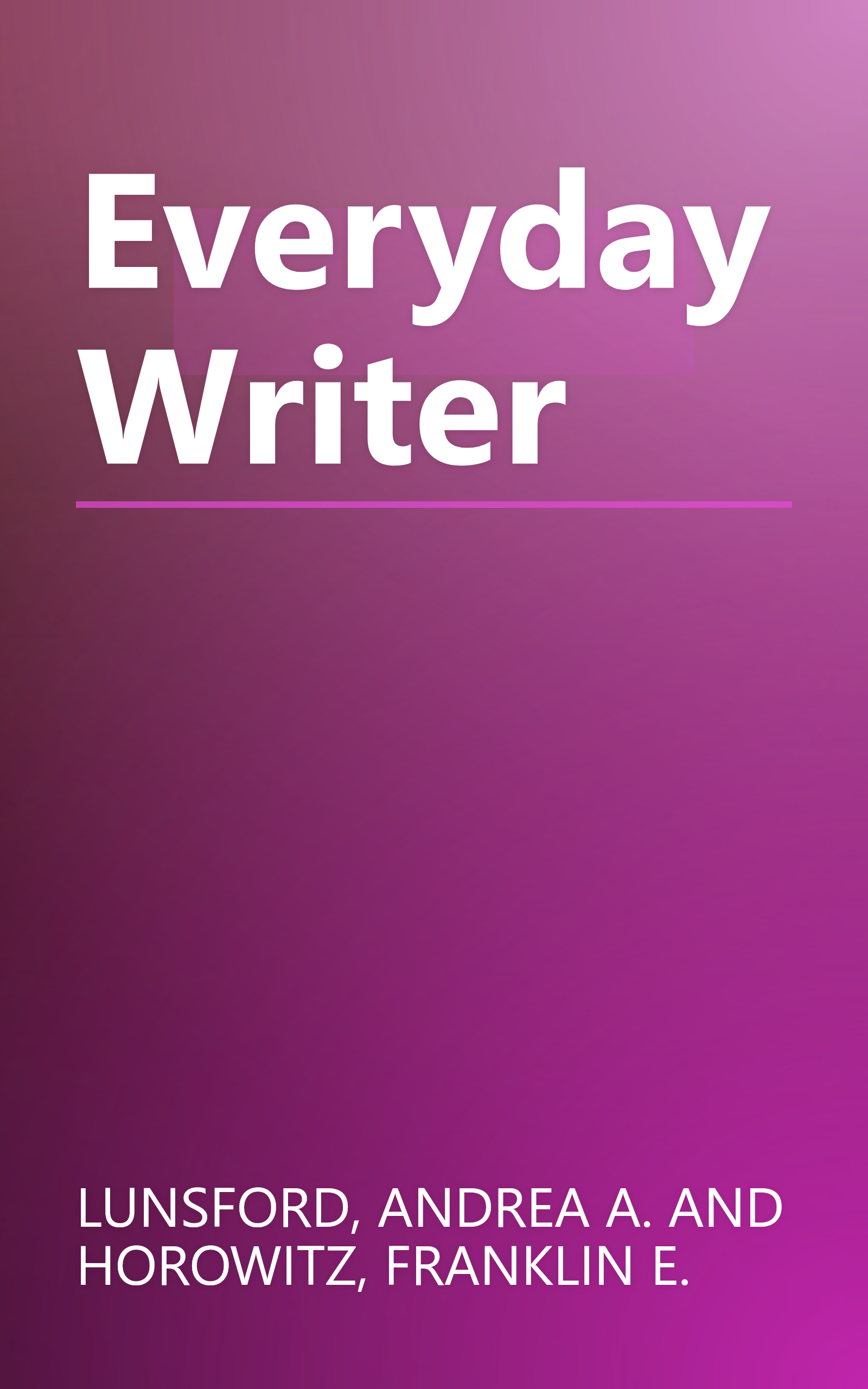 Everyday Writer book cover