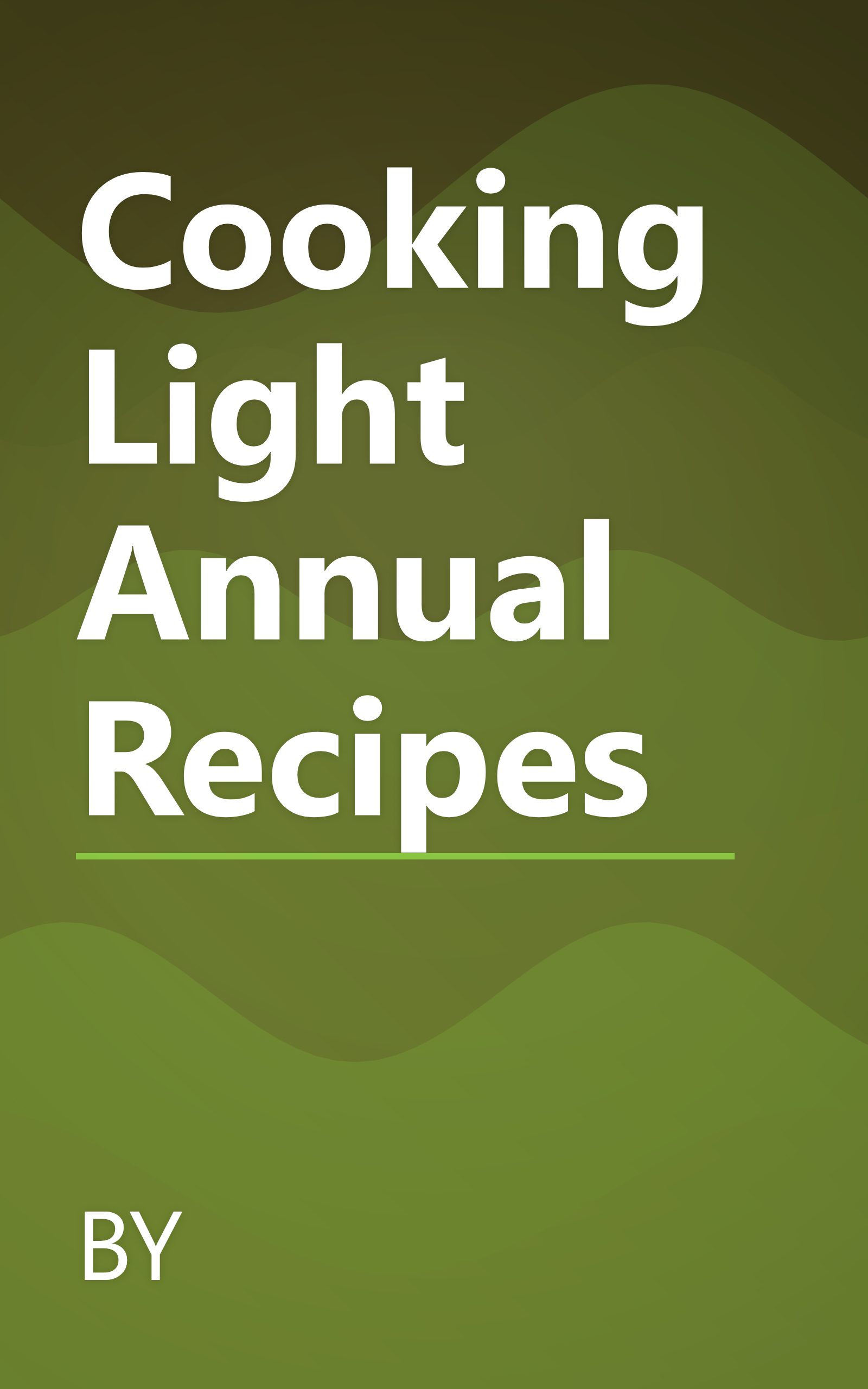Cooking Light Annual Recipes book cover