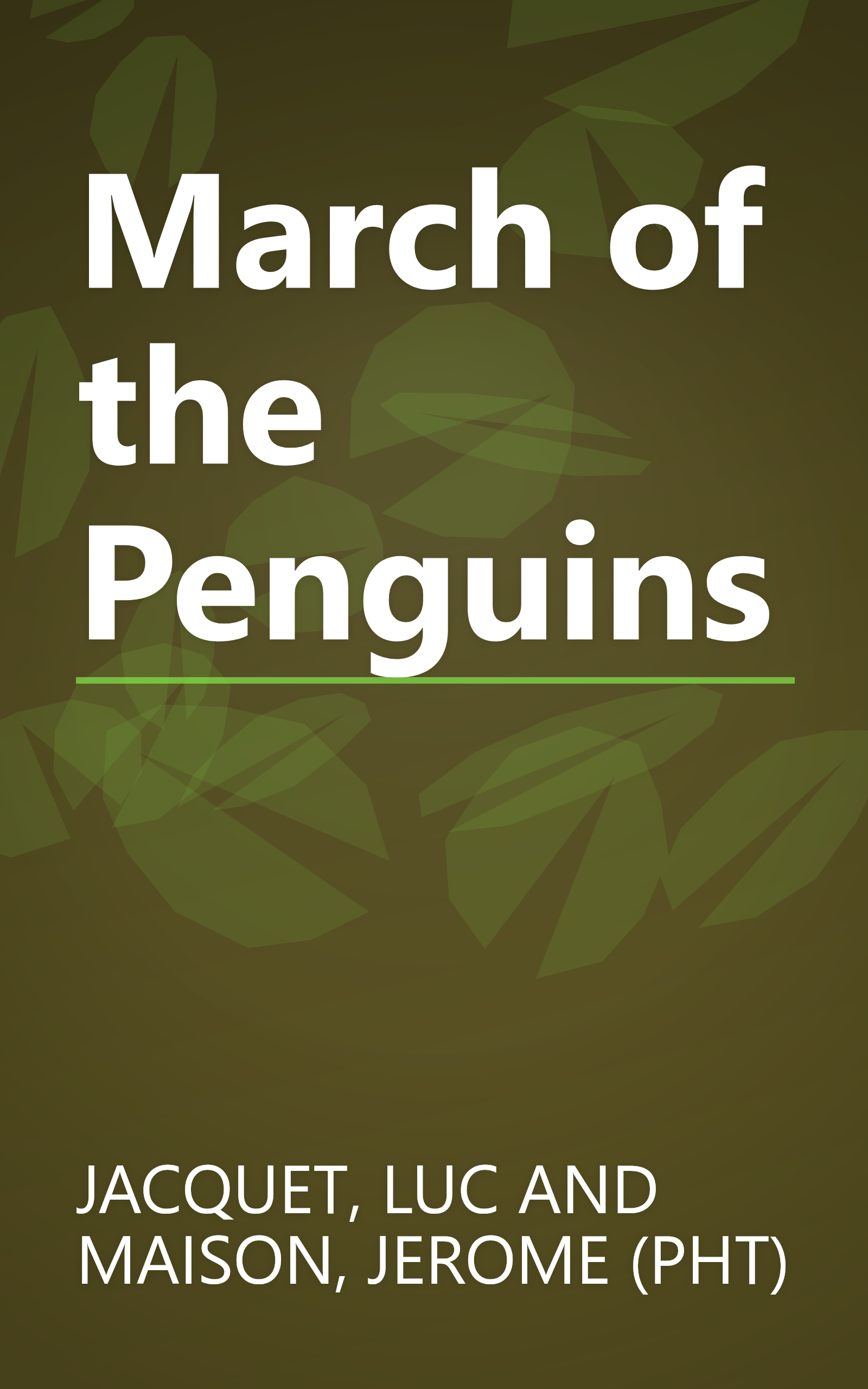 March of the Penguins book cover