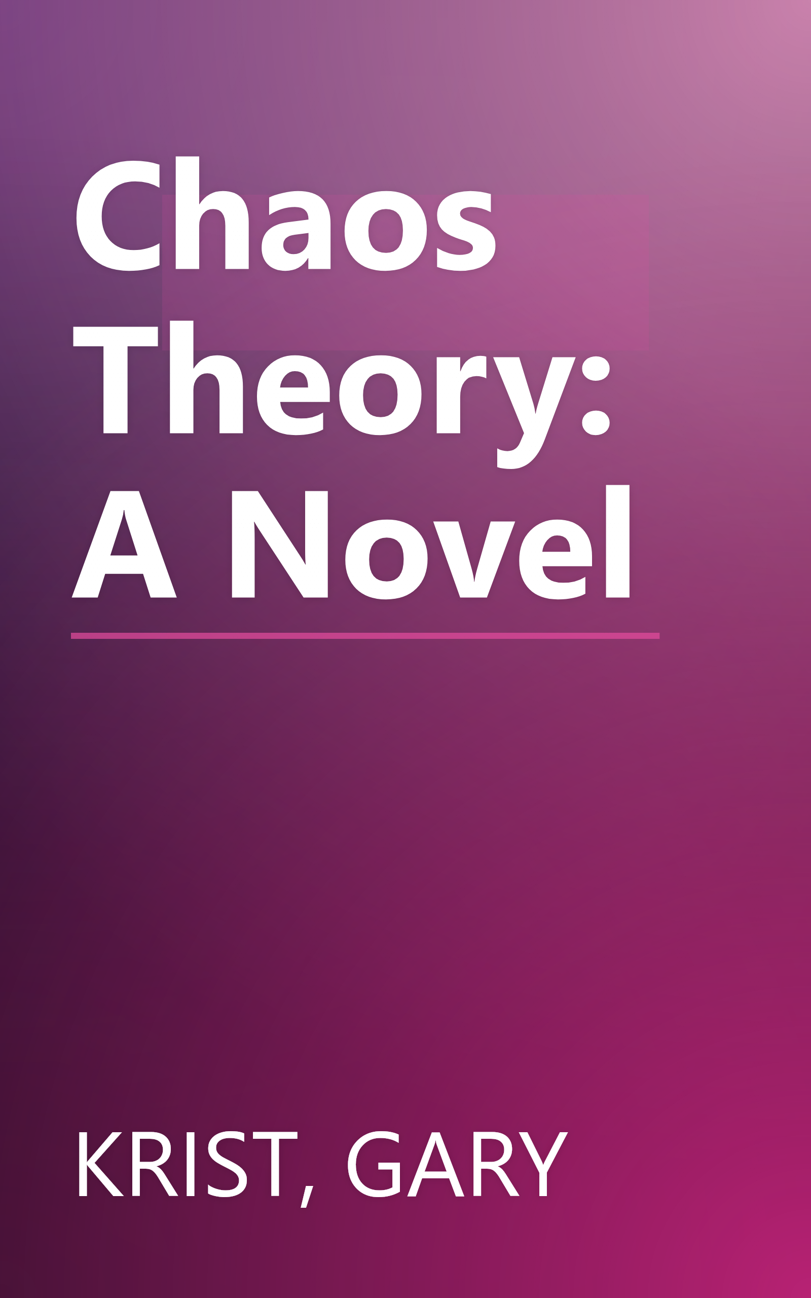 Chaos Theory: A Novel book cover