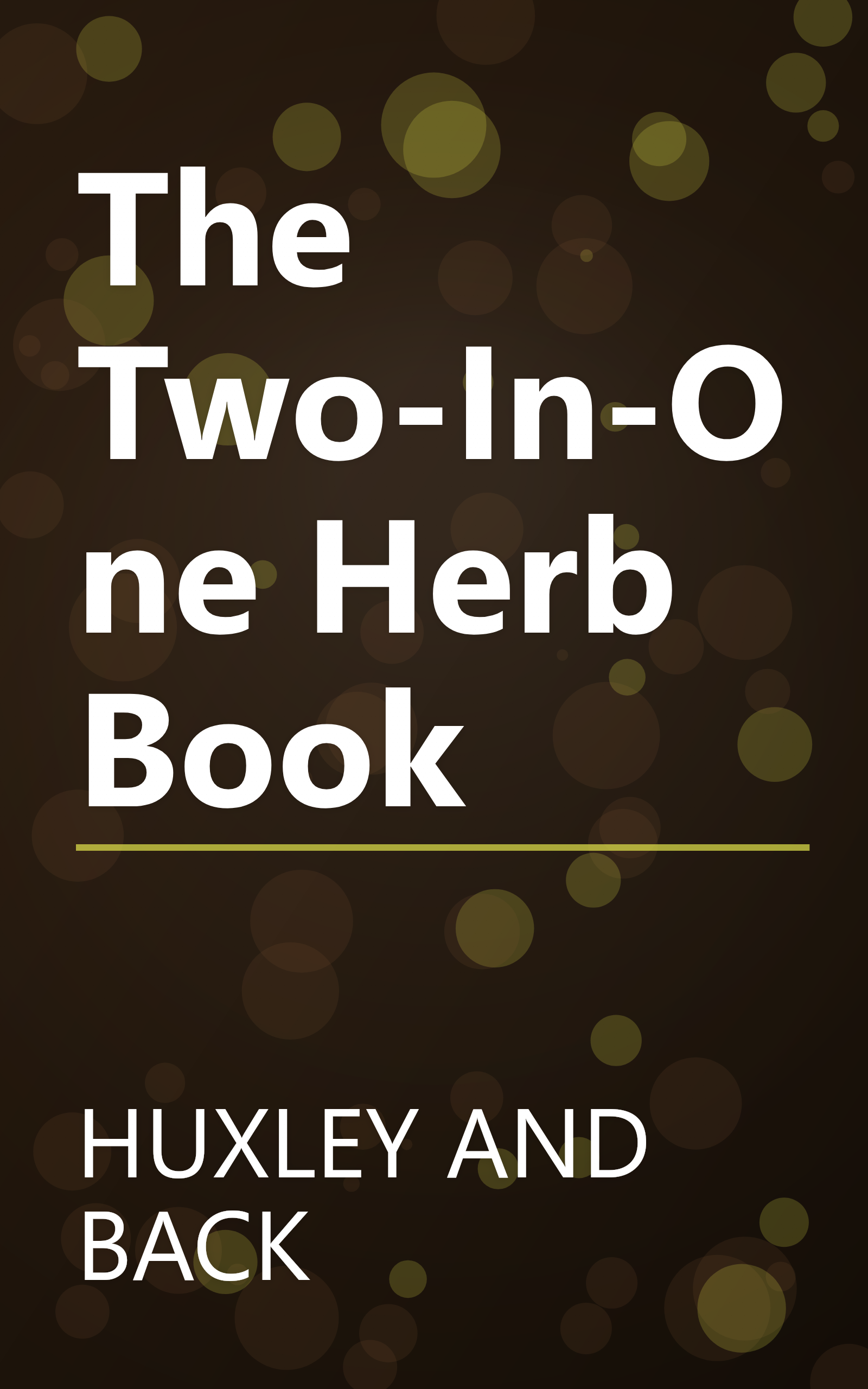 The Two-In-One Herb Book book cover