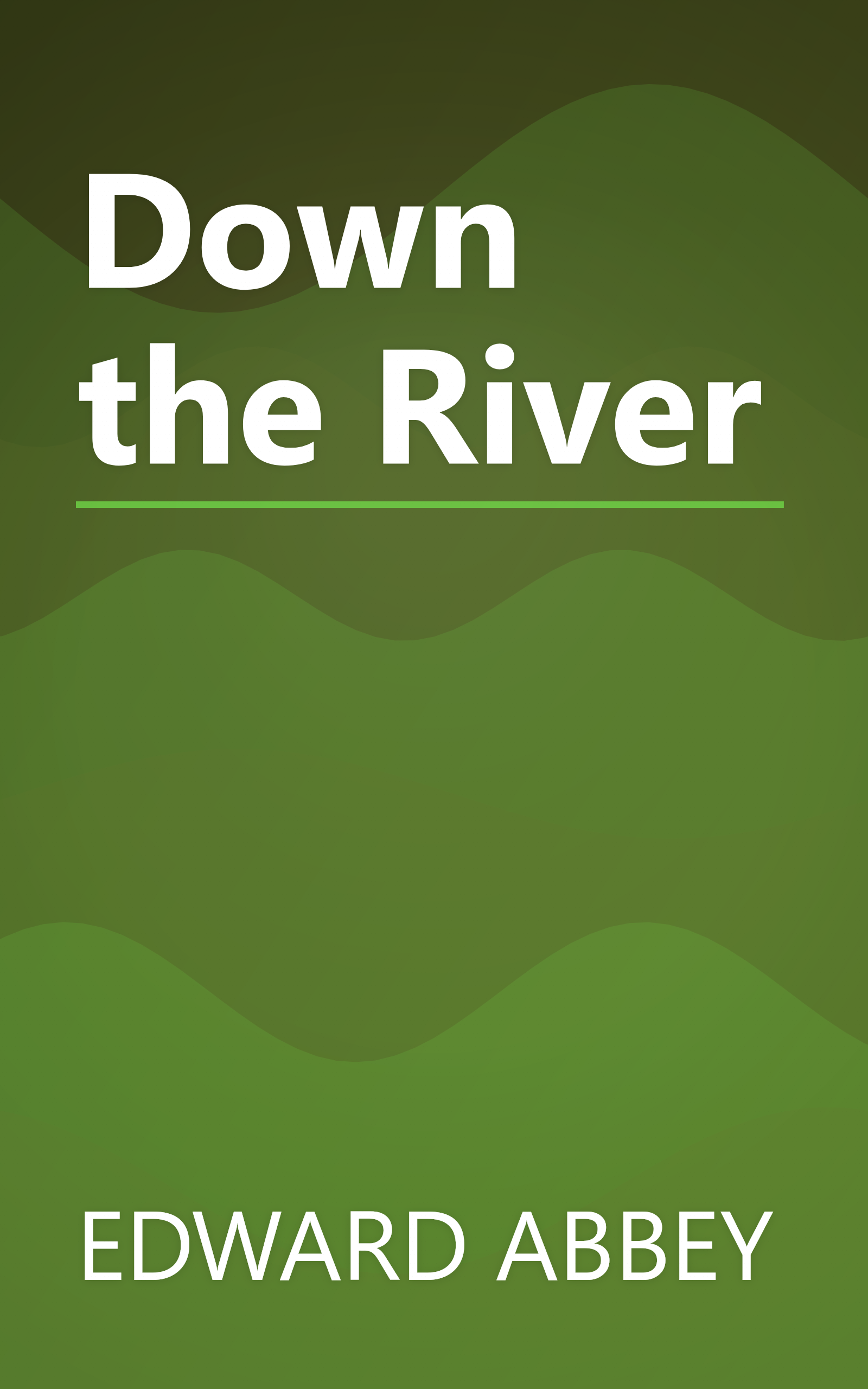 Down the River book cover