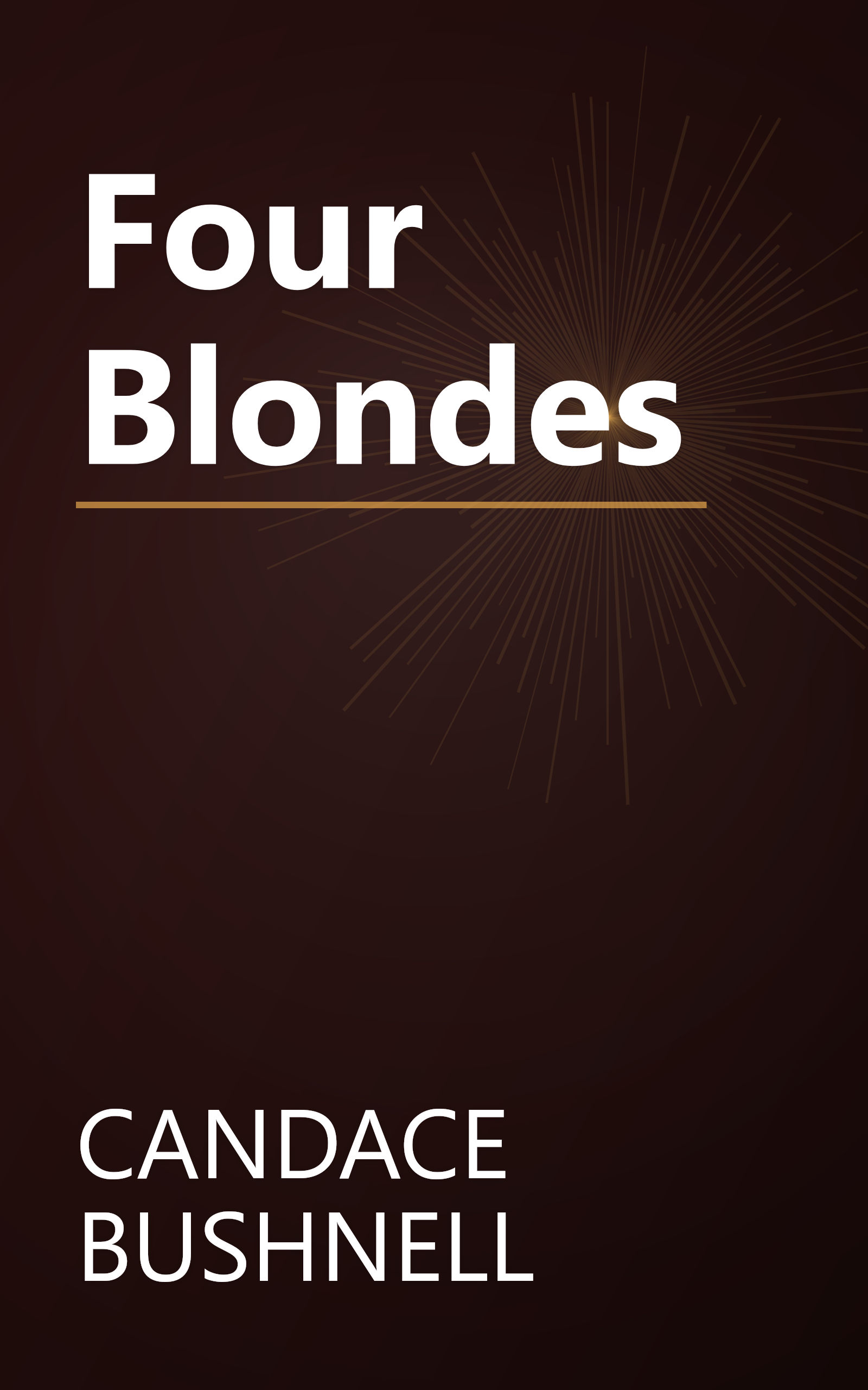 Four Blondes book cover