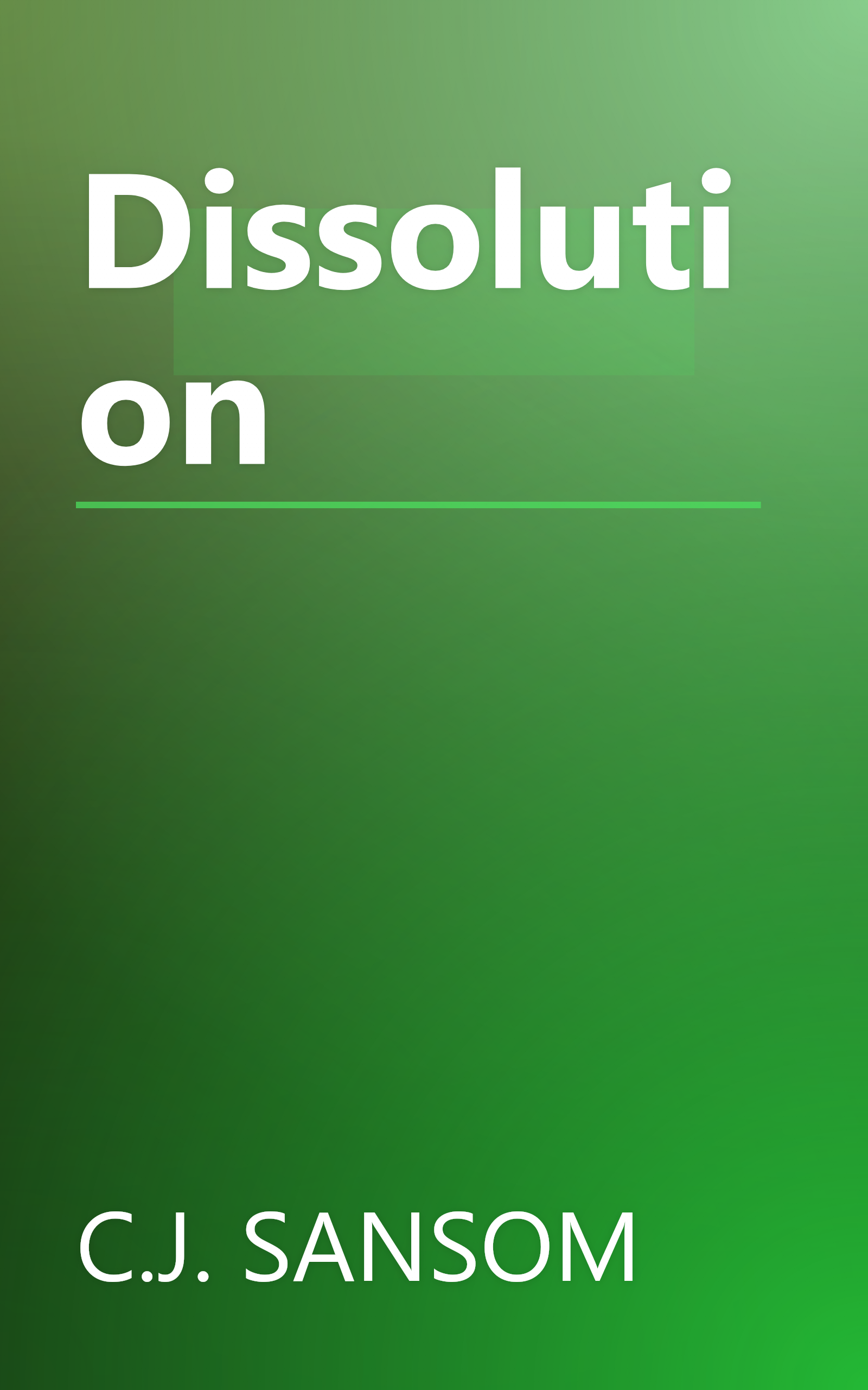 Dissolution book cover