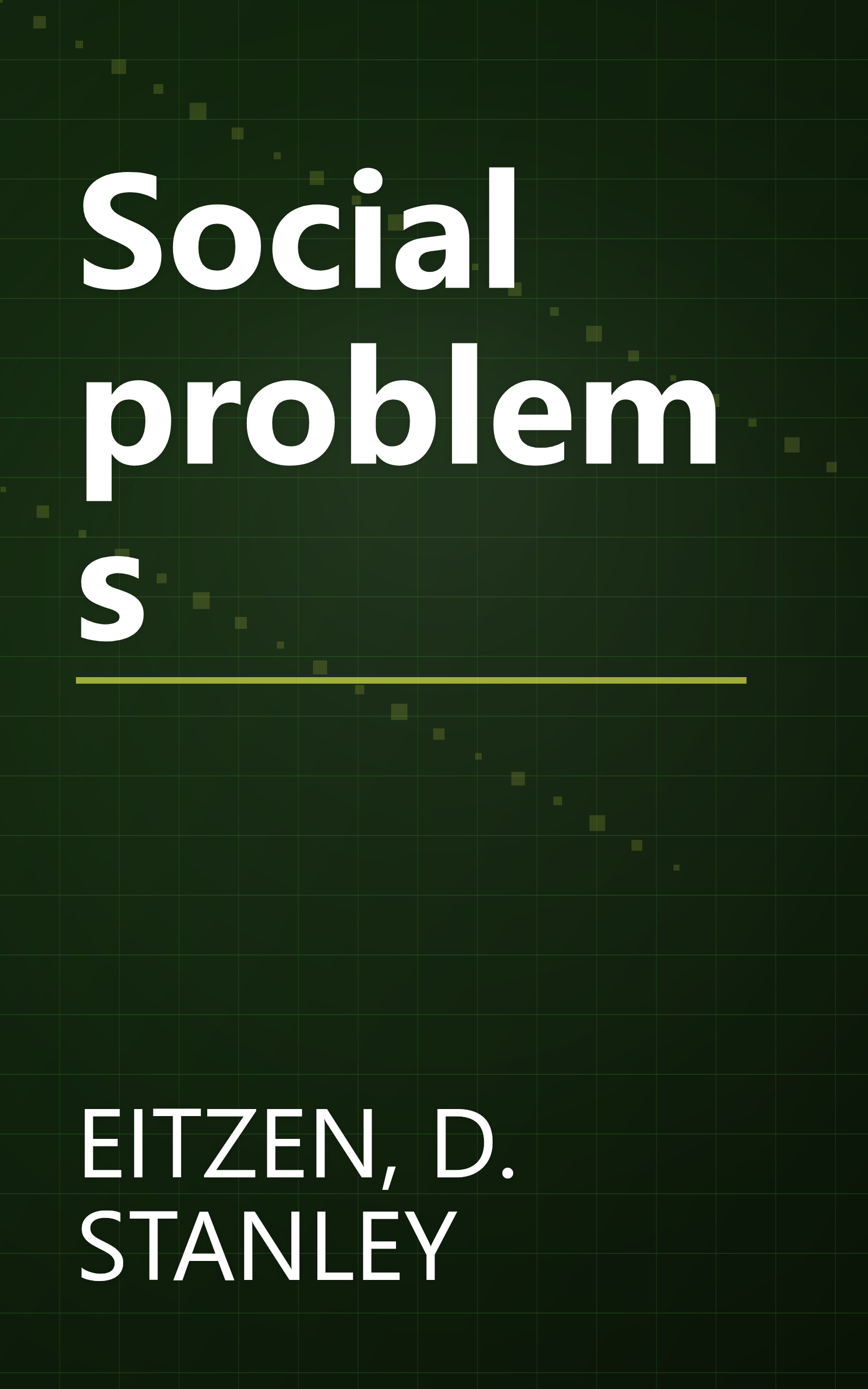 Social problems book cover
