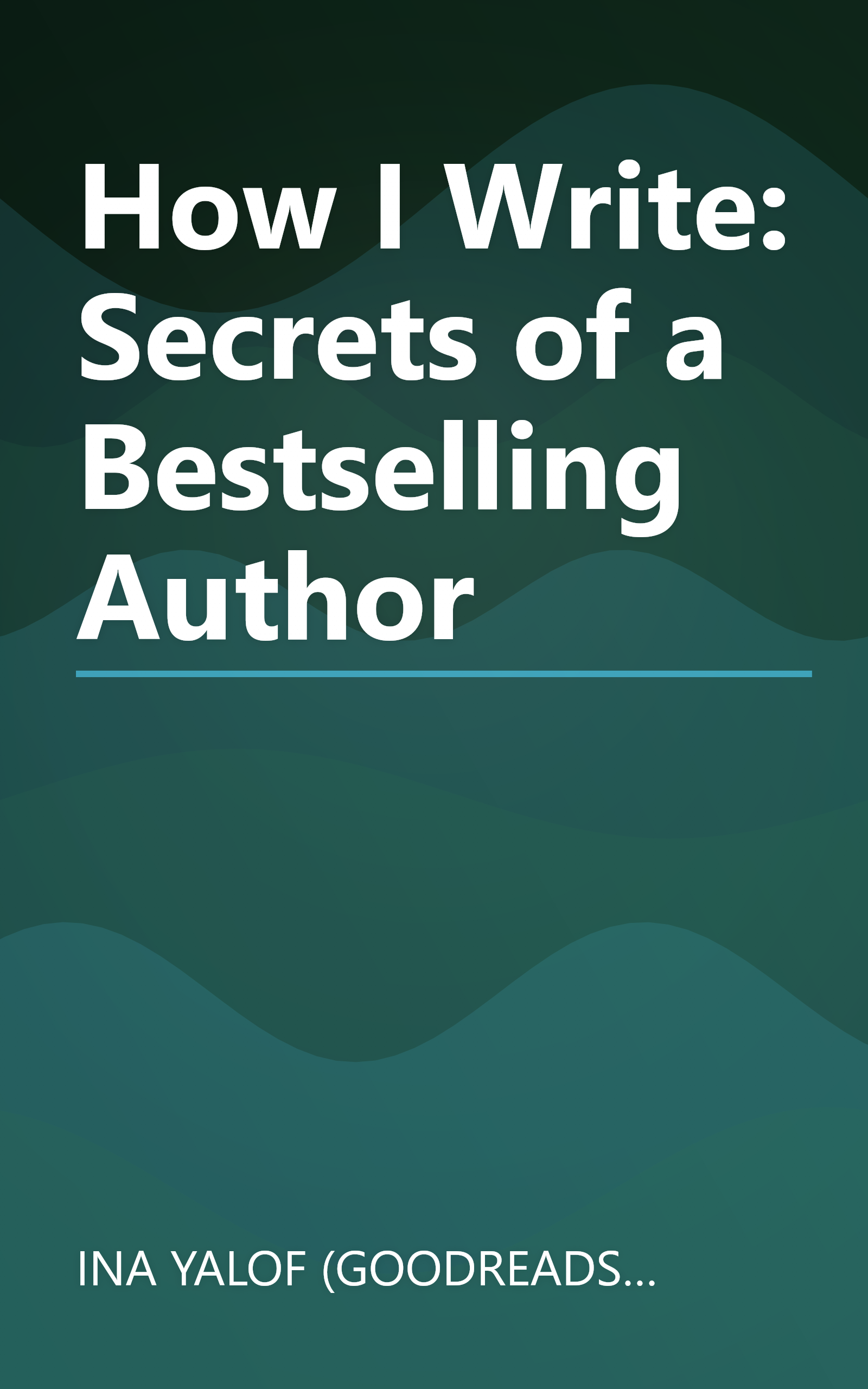 How I Write: Secrets of a Bestselling Author book cover