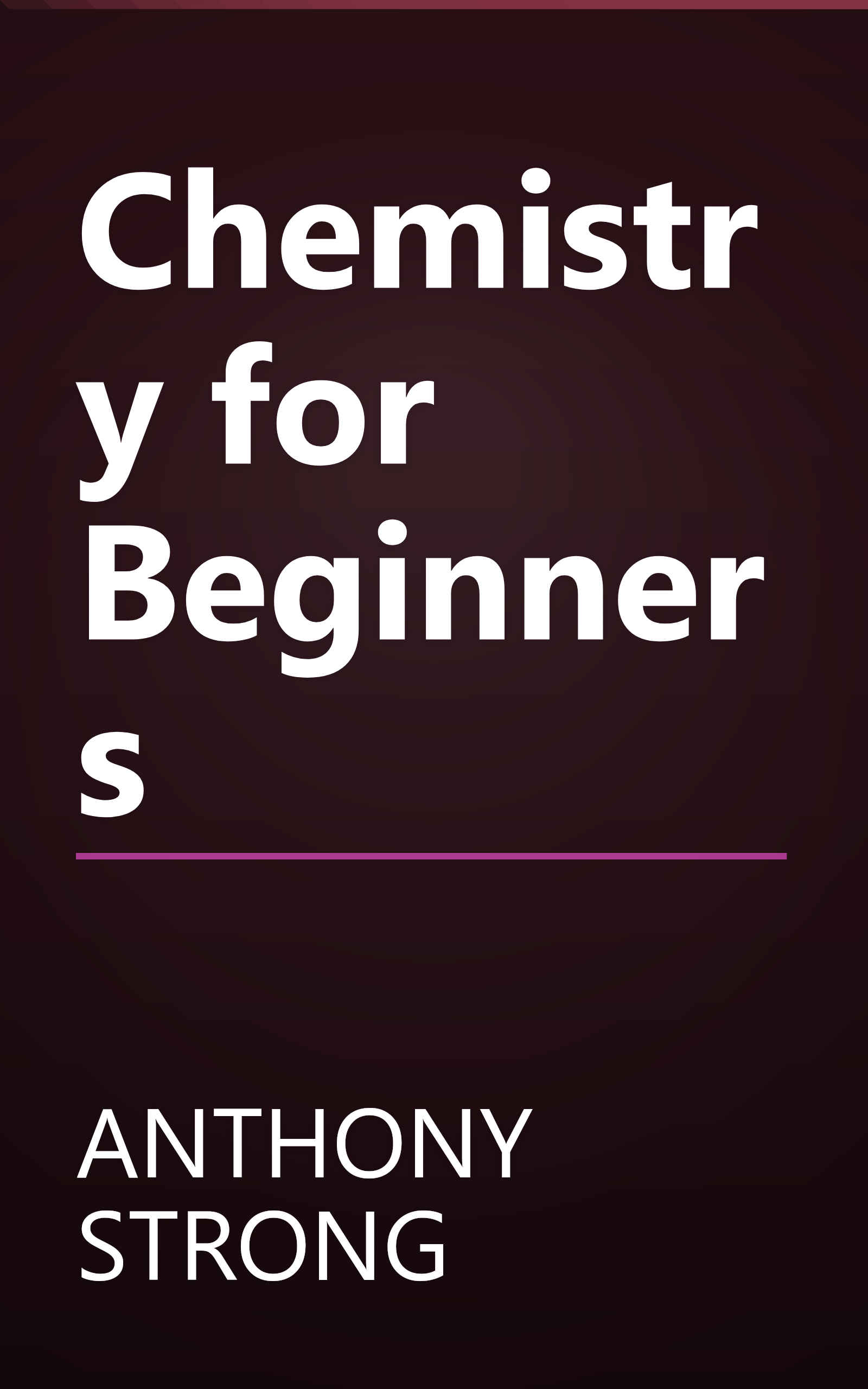 Chemistry for Beginners book cover
