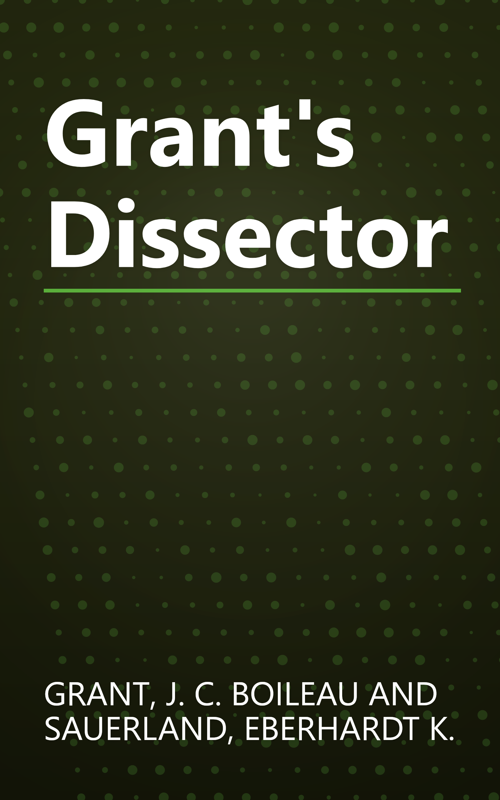 Grant's Dissector book cover