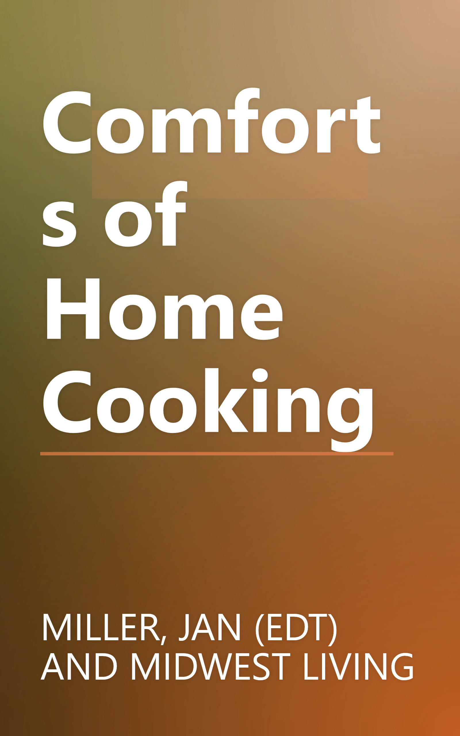 Comforts of Home Cooking book cover